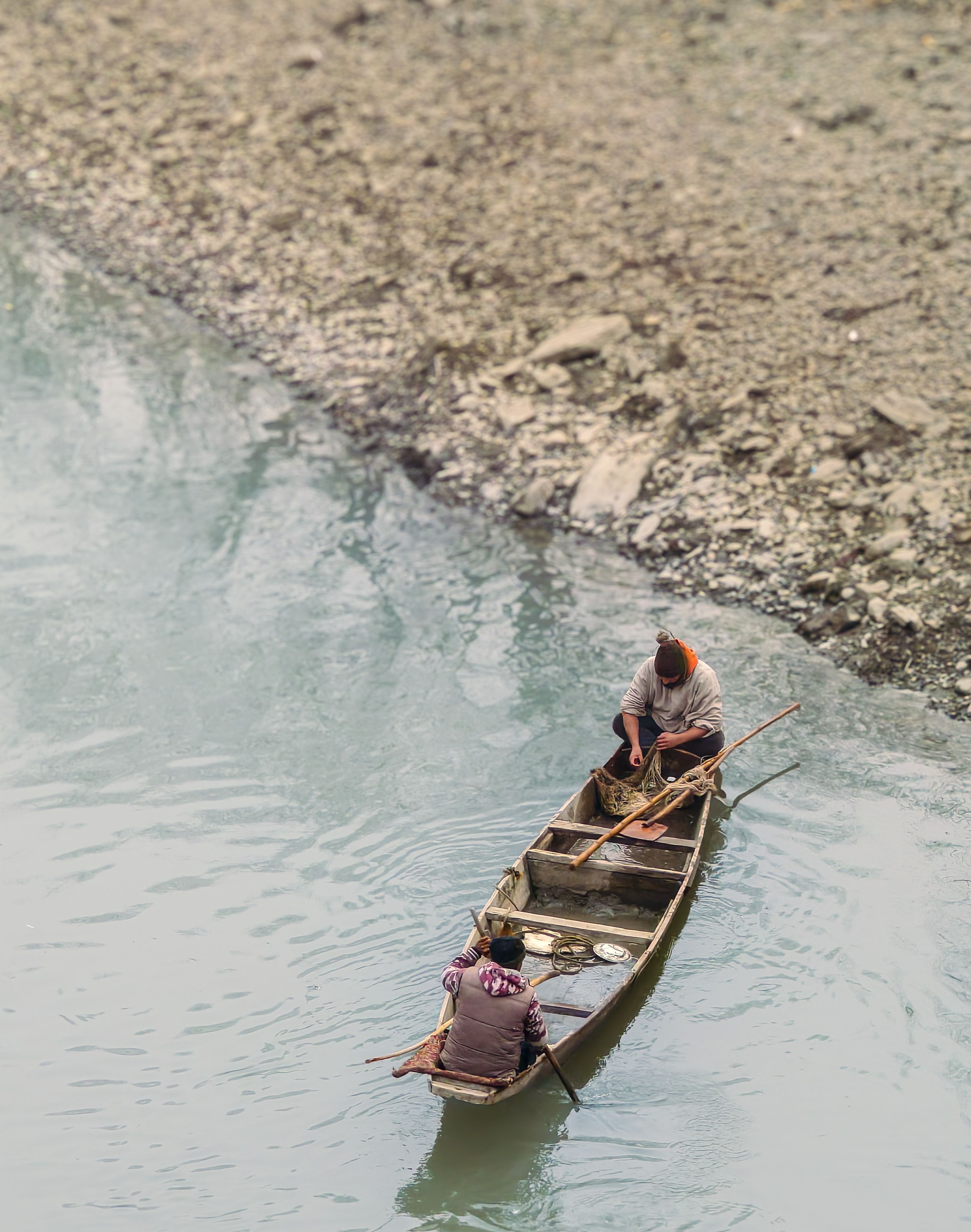 Fishing Boat on River Jhelum in Baramulla · Free Stock Photo