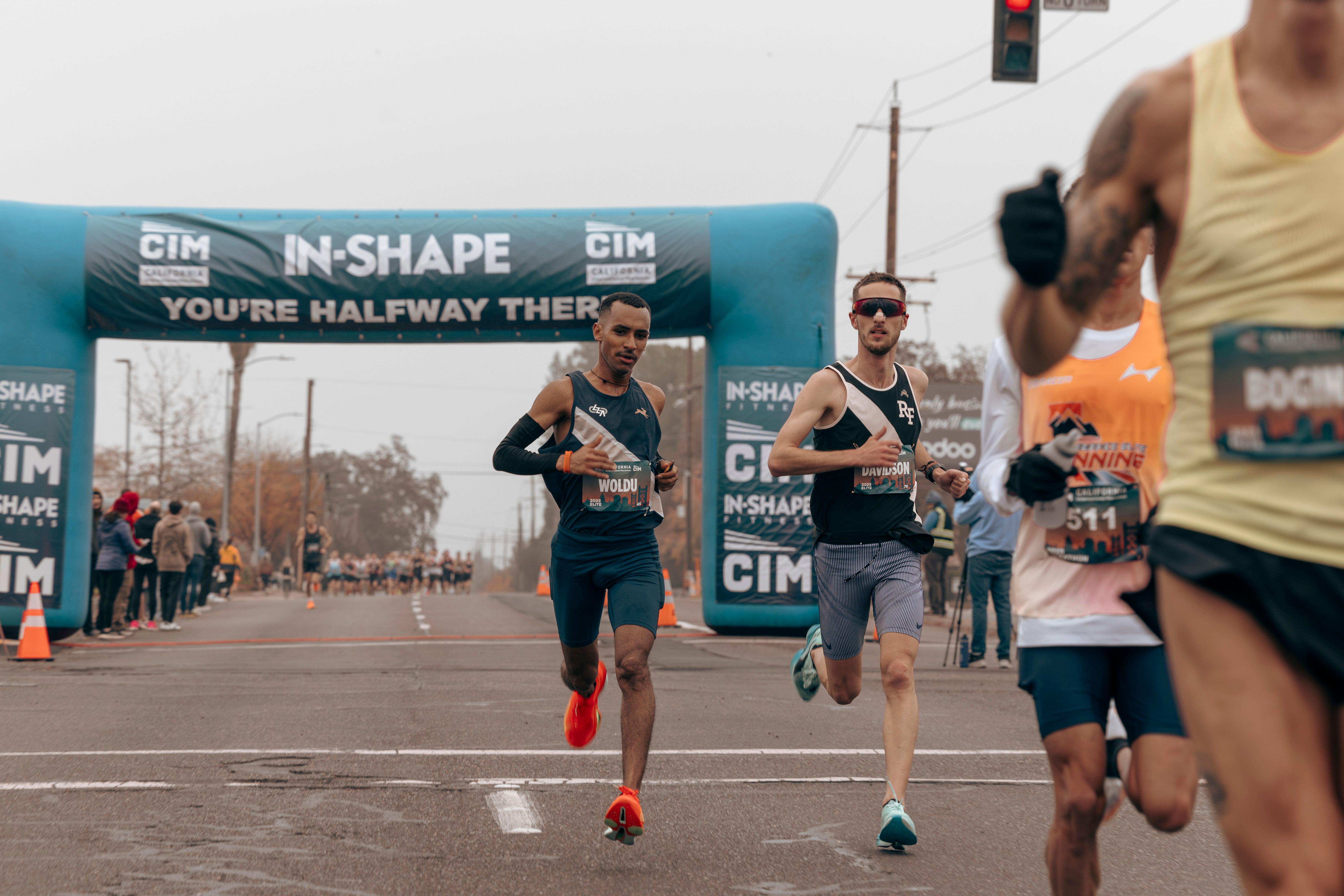 Competitive Marathon Runners in Action · Free Stock Photo