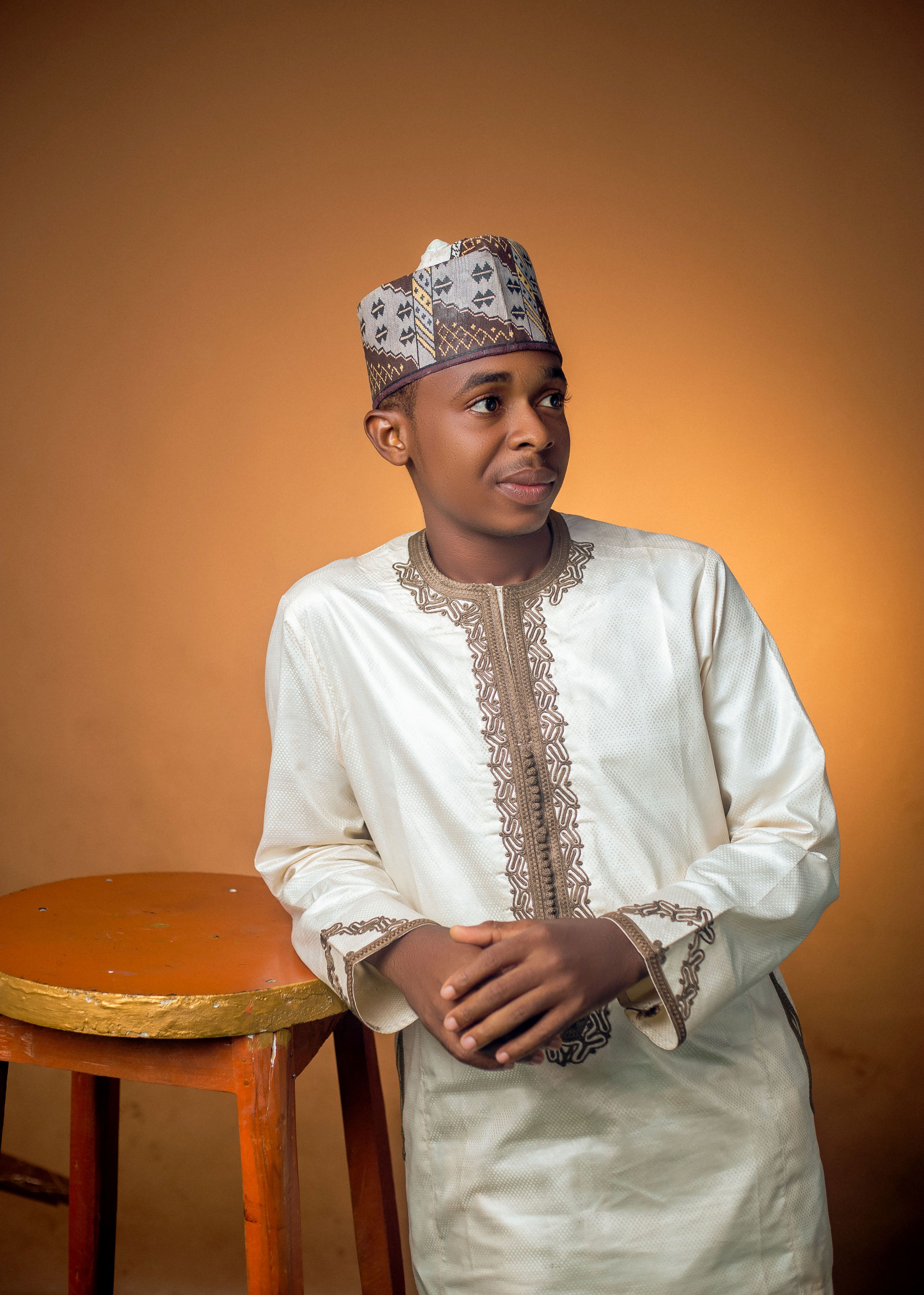 Portrait of Man in Traditional Hausa Attire · Free Stock Photo