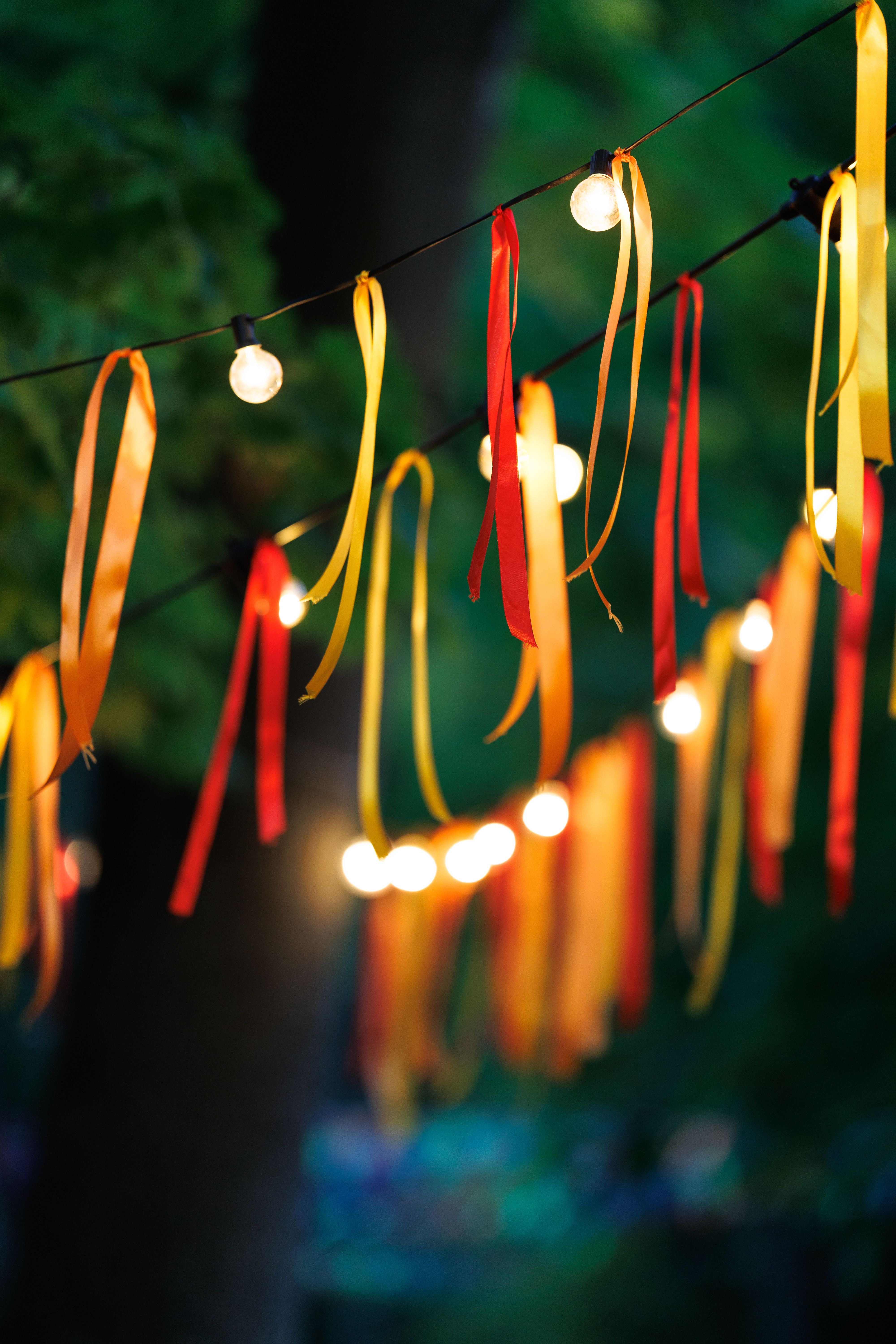 Yellow String Lights · Free Stock Photo