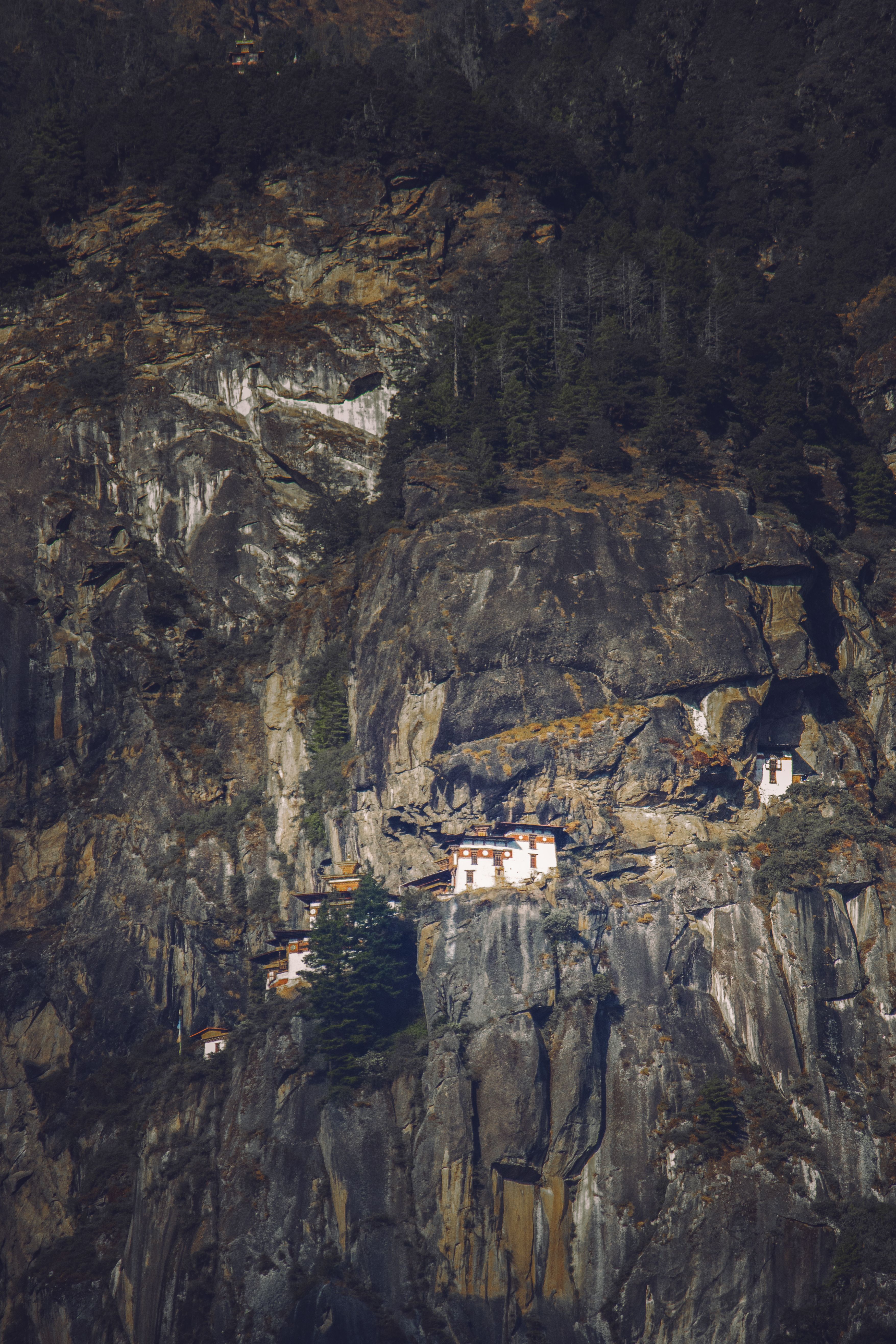 Dramatic View of Cliffside Monastery in Bhutan · Free Stock Photo