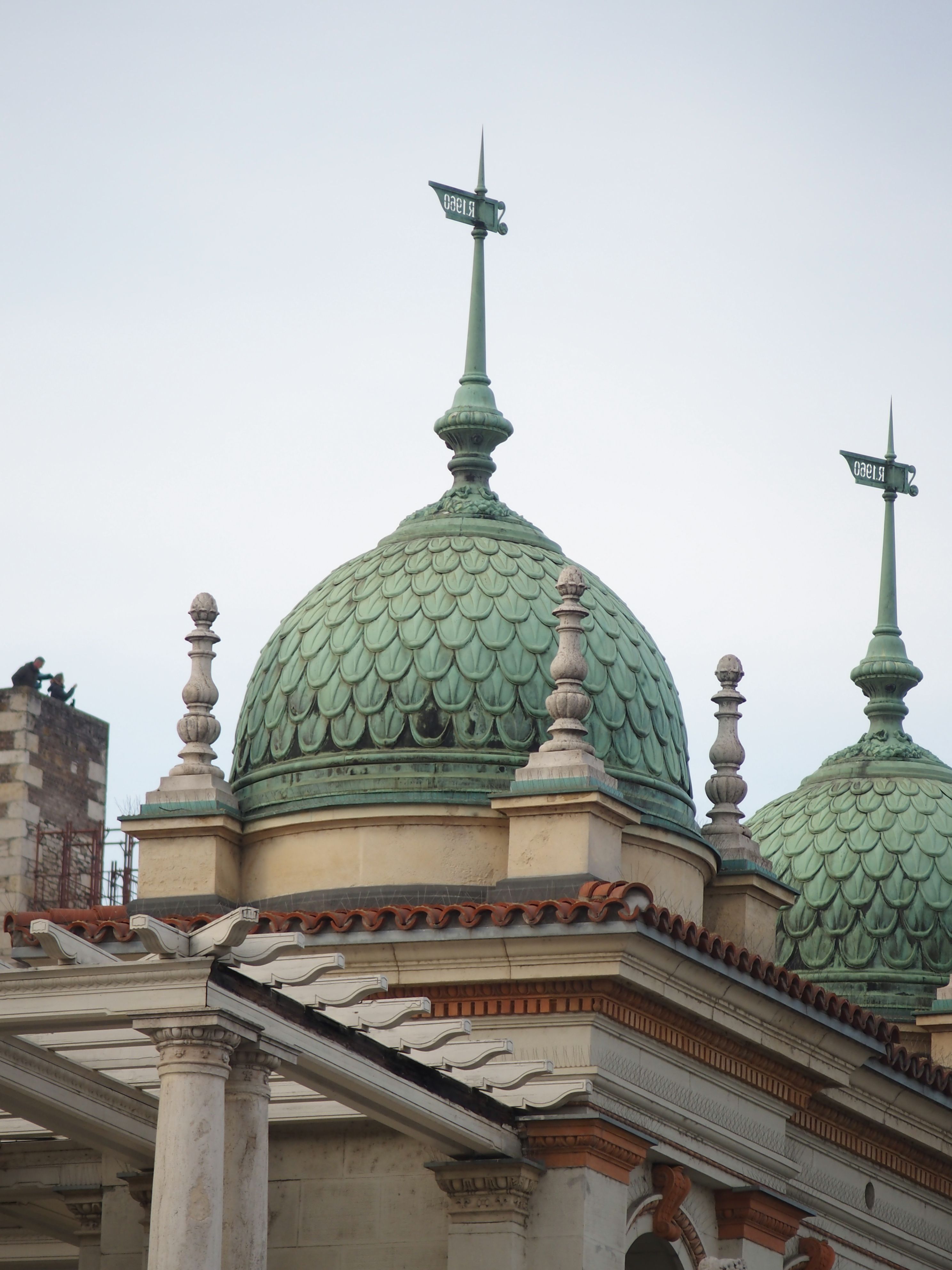 Ornate Green Domes of Historic Architecture · Free Stock Photo