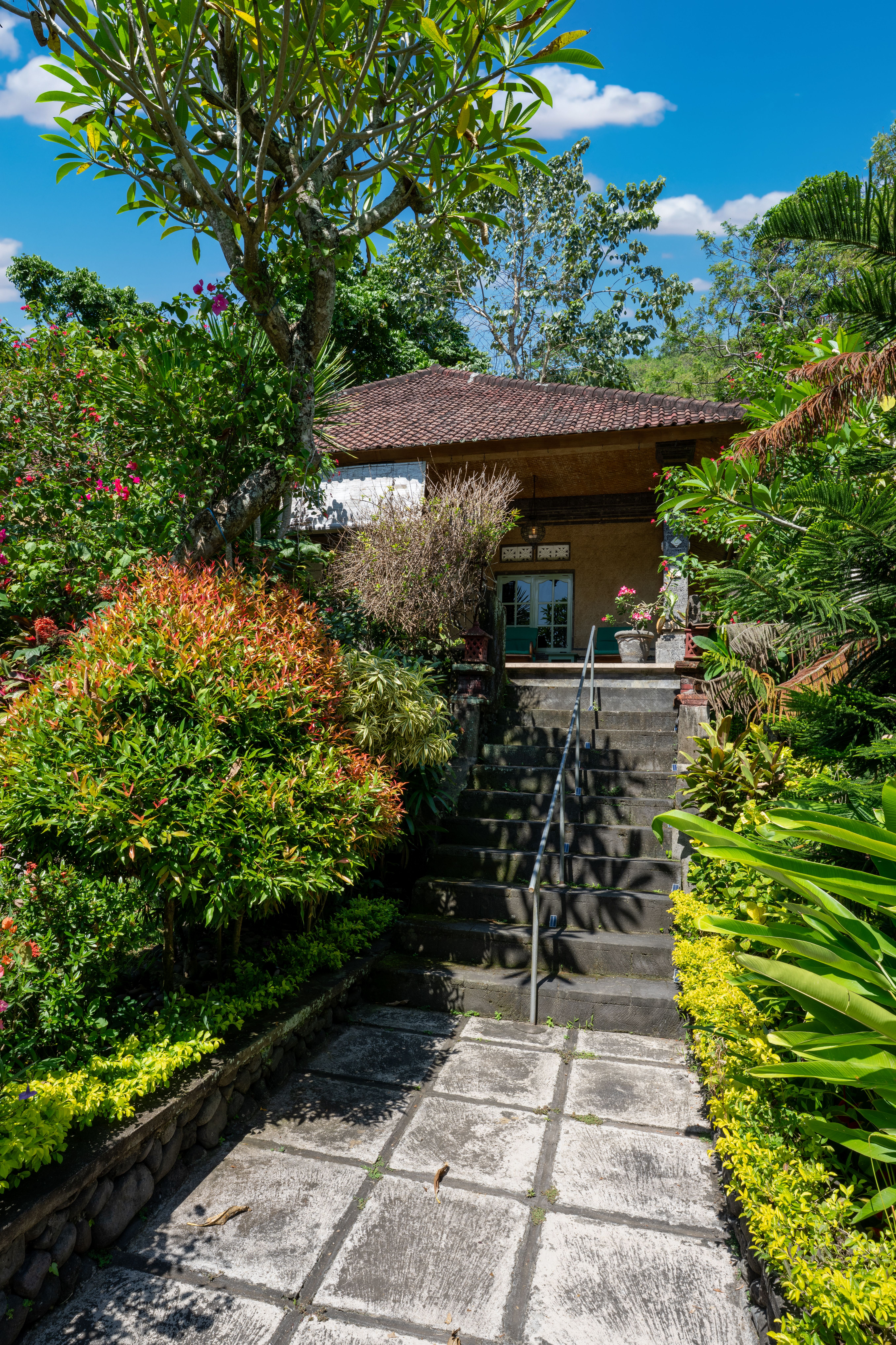 Tropical Garden Pathway in Bali, Indonesia · Free Stock Photo