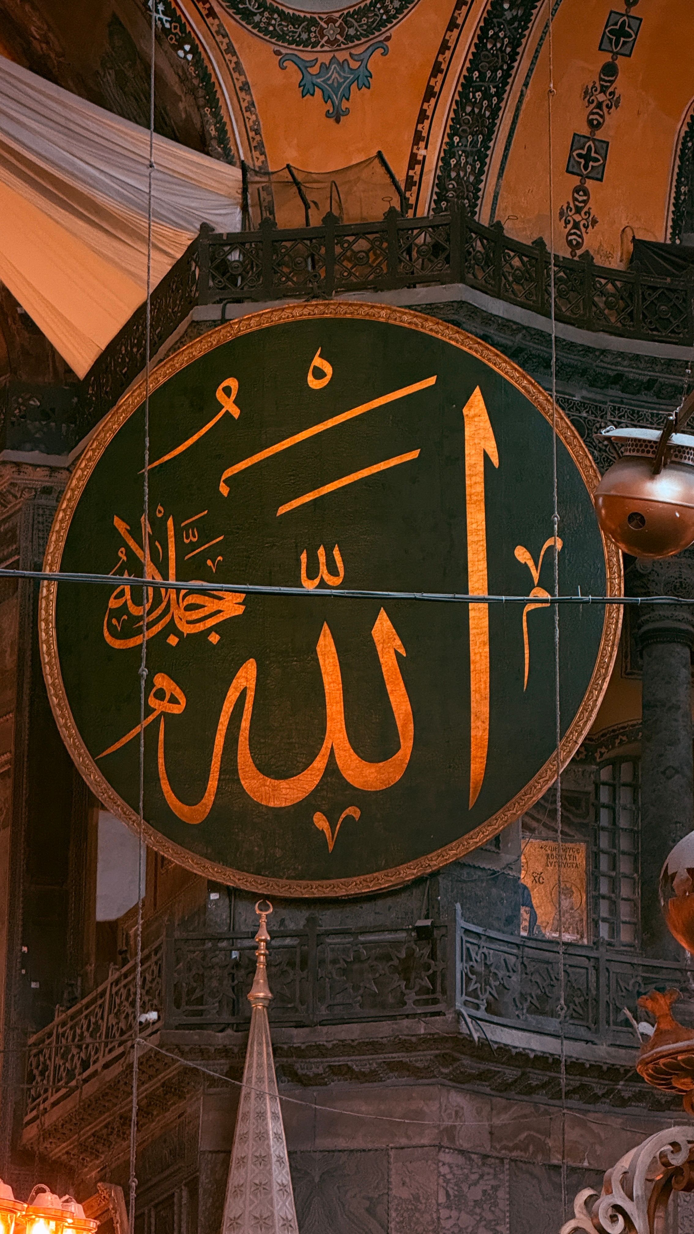 A Signage of Hagia Sophia Grand Mosque in Istanbul, Turkey · Free Stock ...