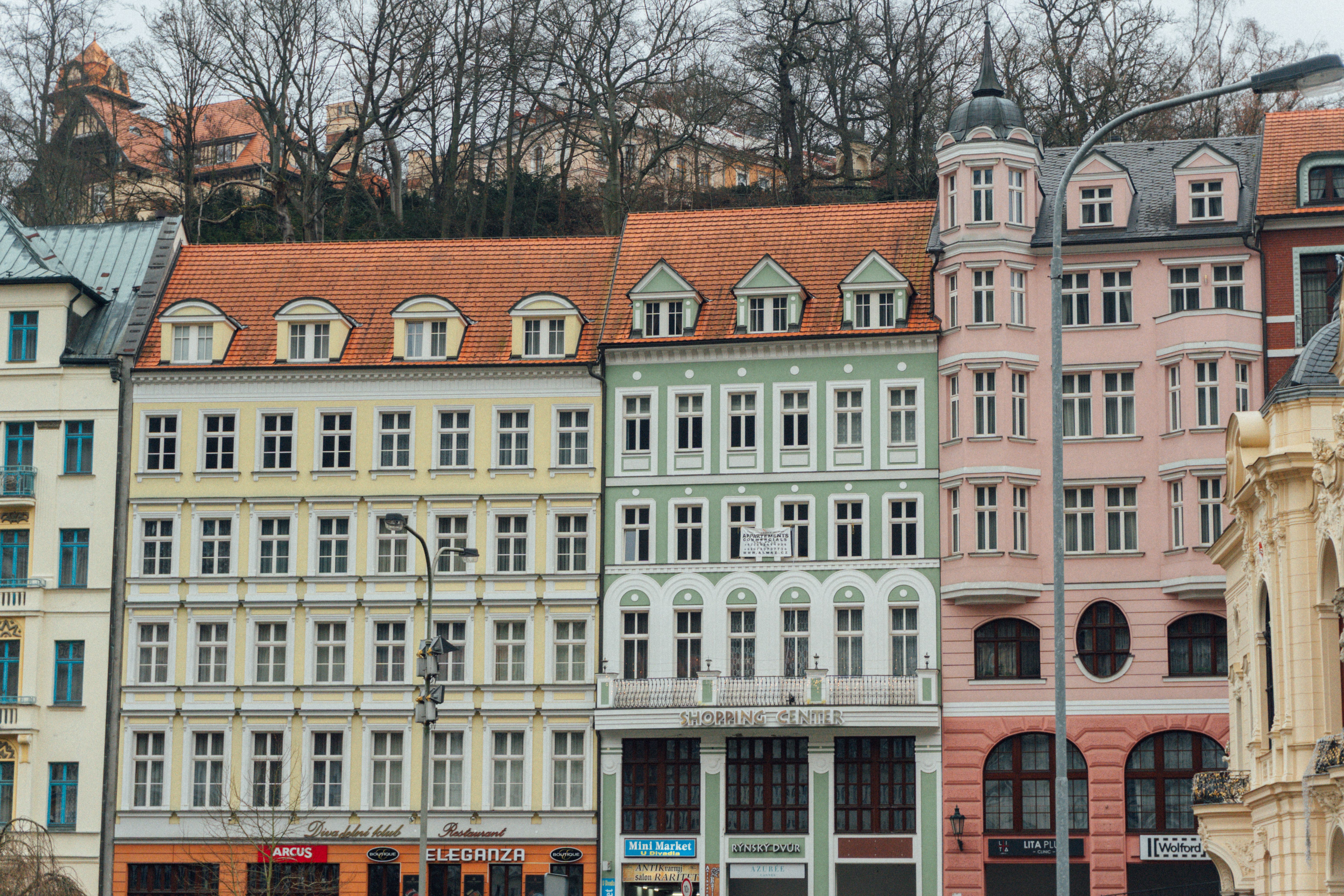 Colorful Historical European Architecture Facade · Free Stock Photo
