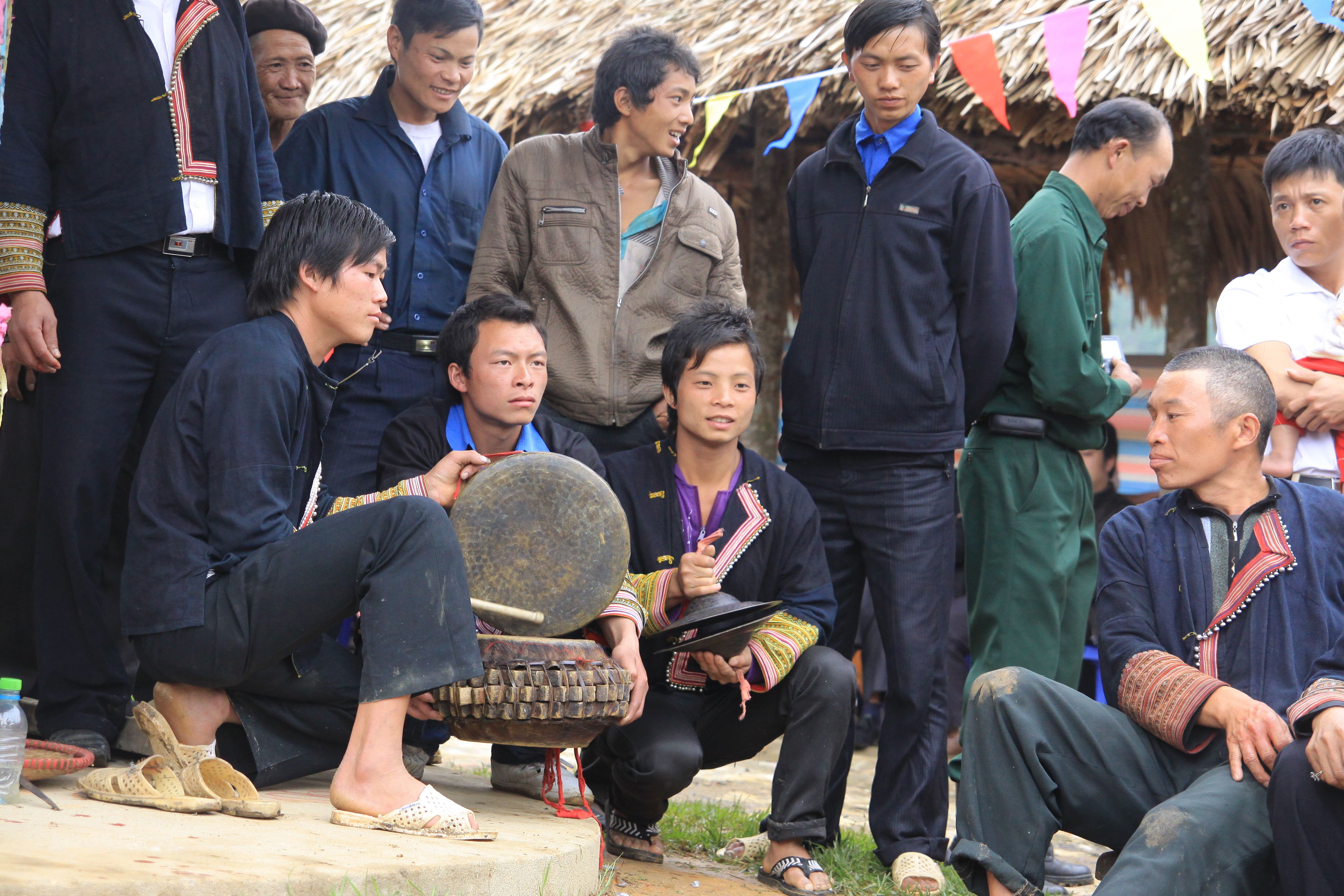 Traditional Cultural Gathering with Drummers · Free Stock Photo