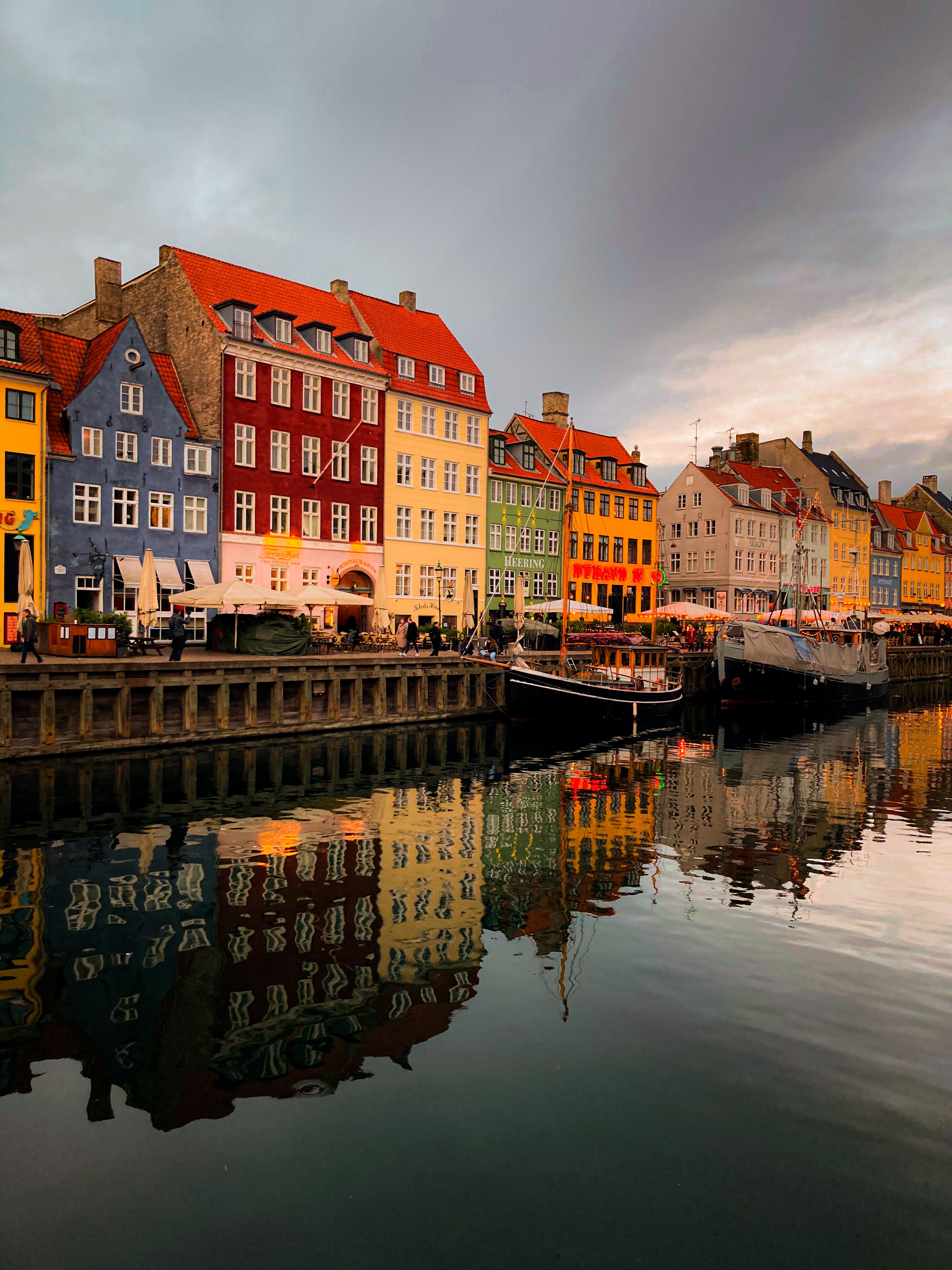 Waterfront Buildings in Copenhagen Denmark · Free Stock Photo