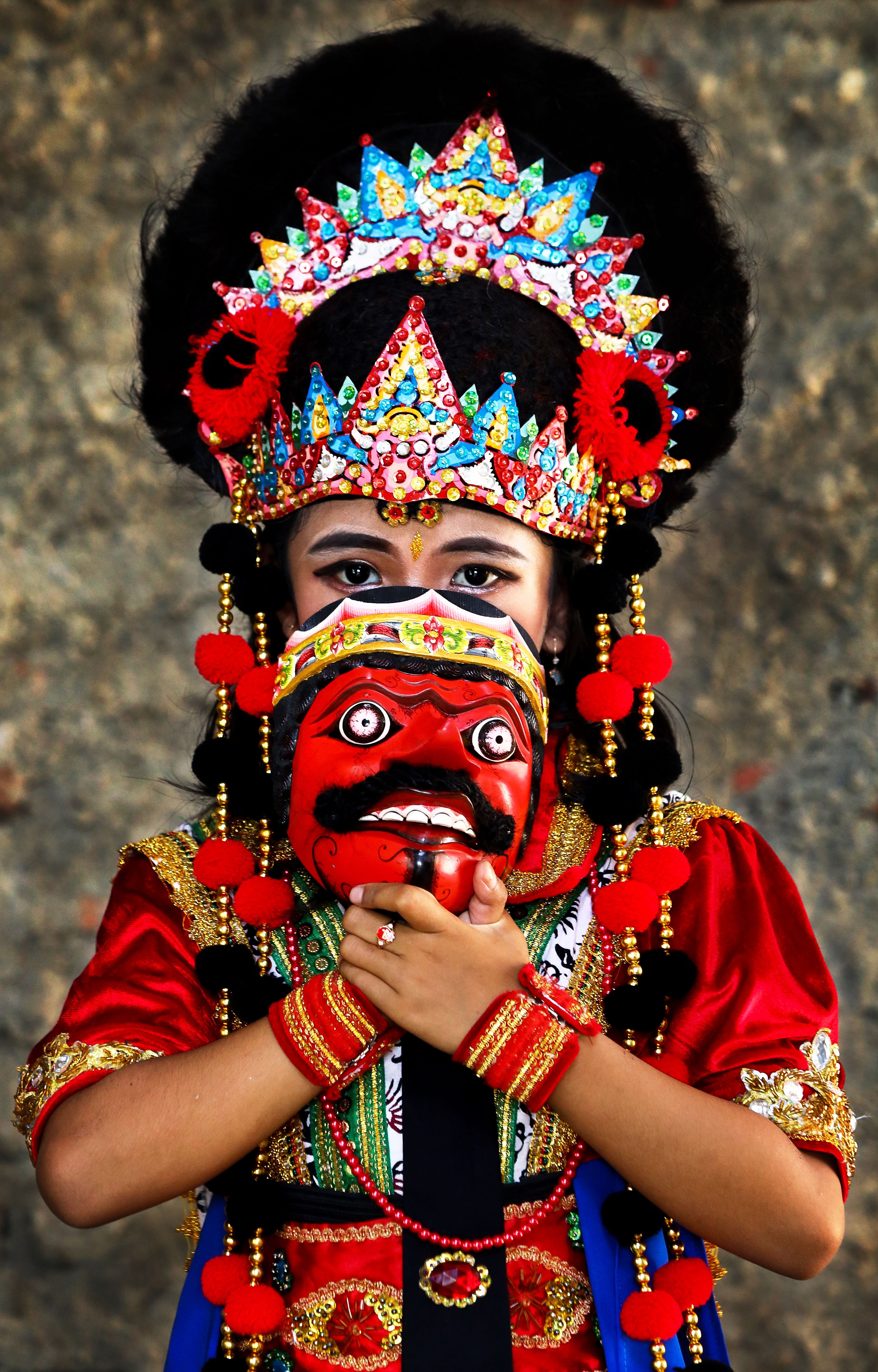 Colorful Sundanese Traditional Dance Costume · Free Stock Photo