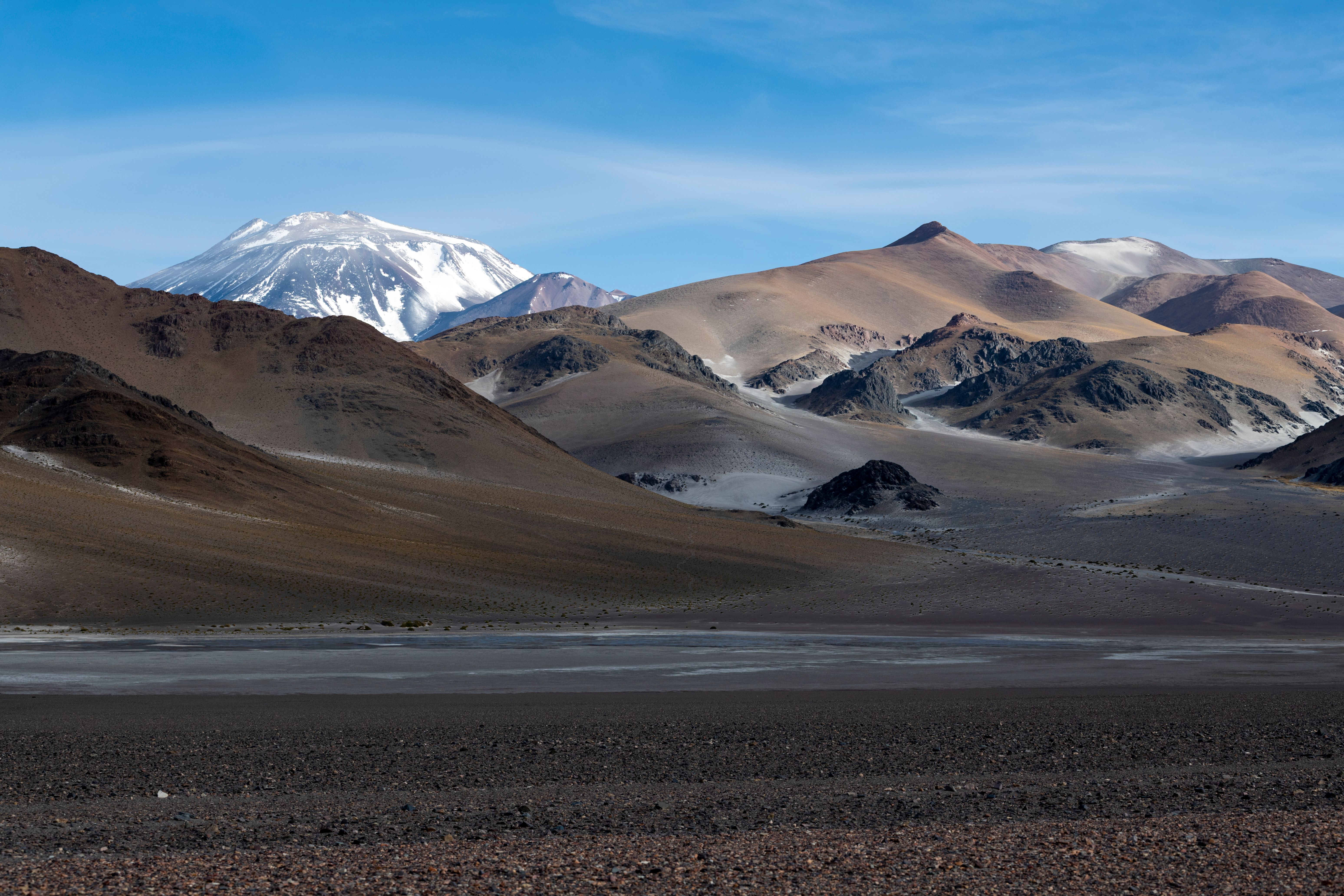 Stunning Andean Mountain Landscape Under Clear Sky · Free Stock Photo