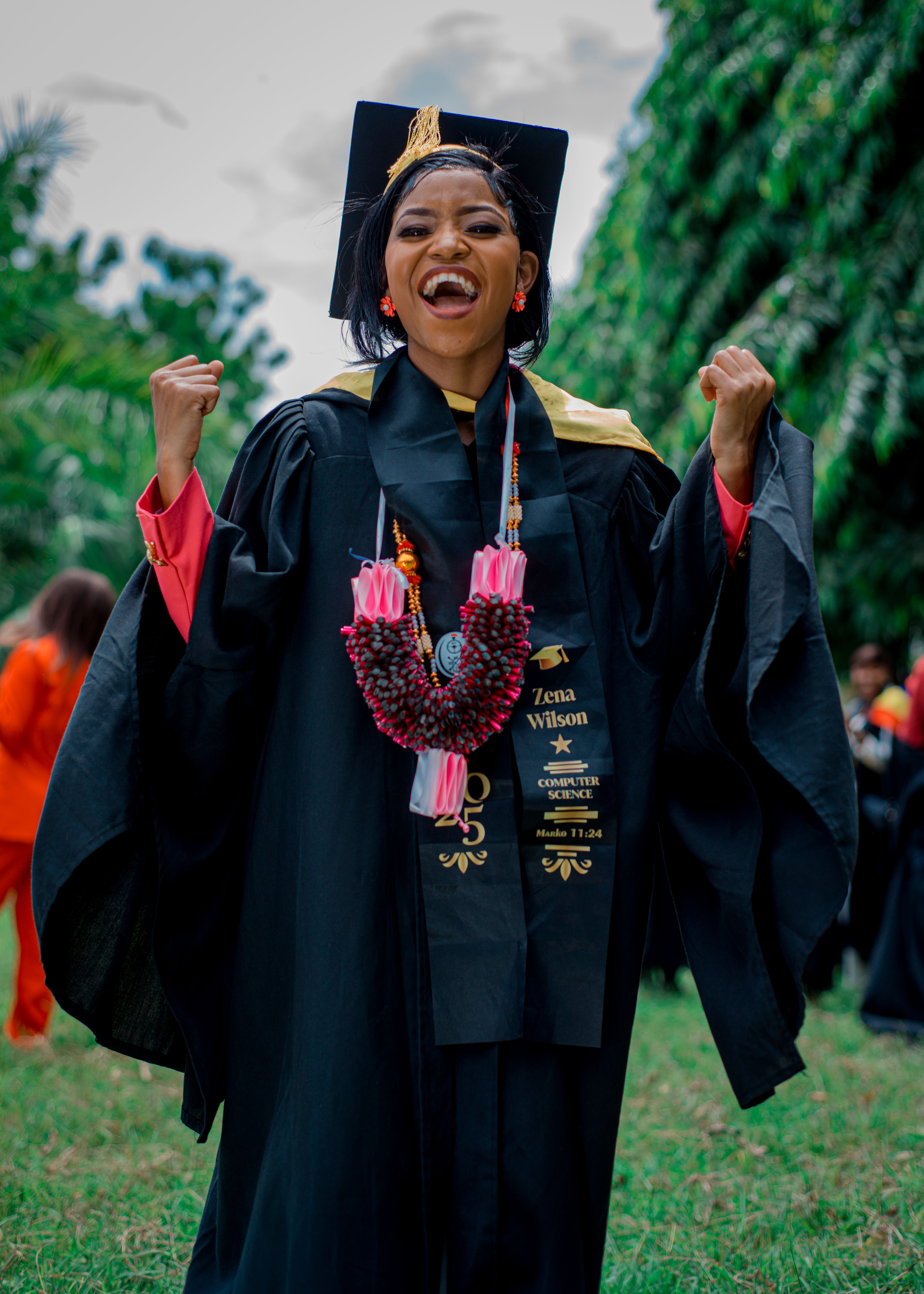 Joyful Graduation Celebration Outdoors · Free Stock Photo