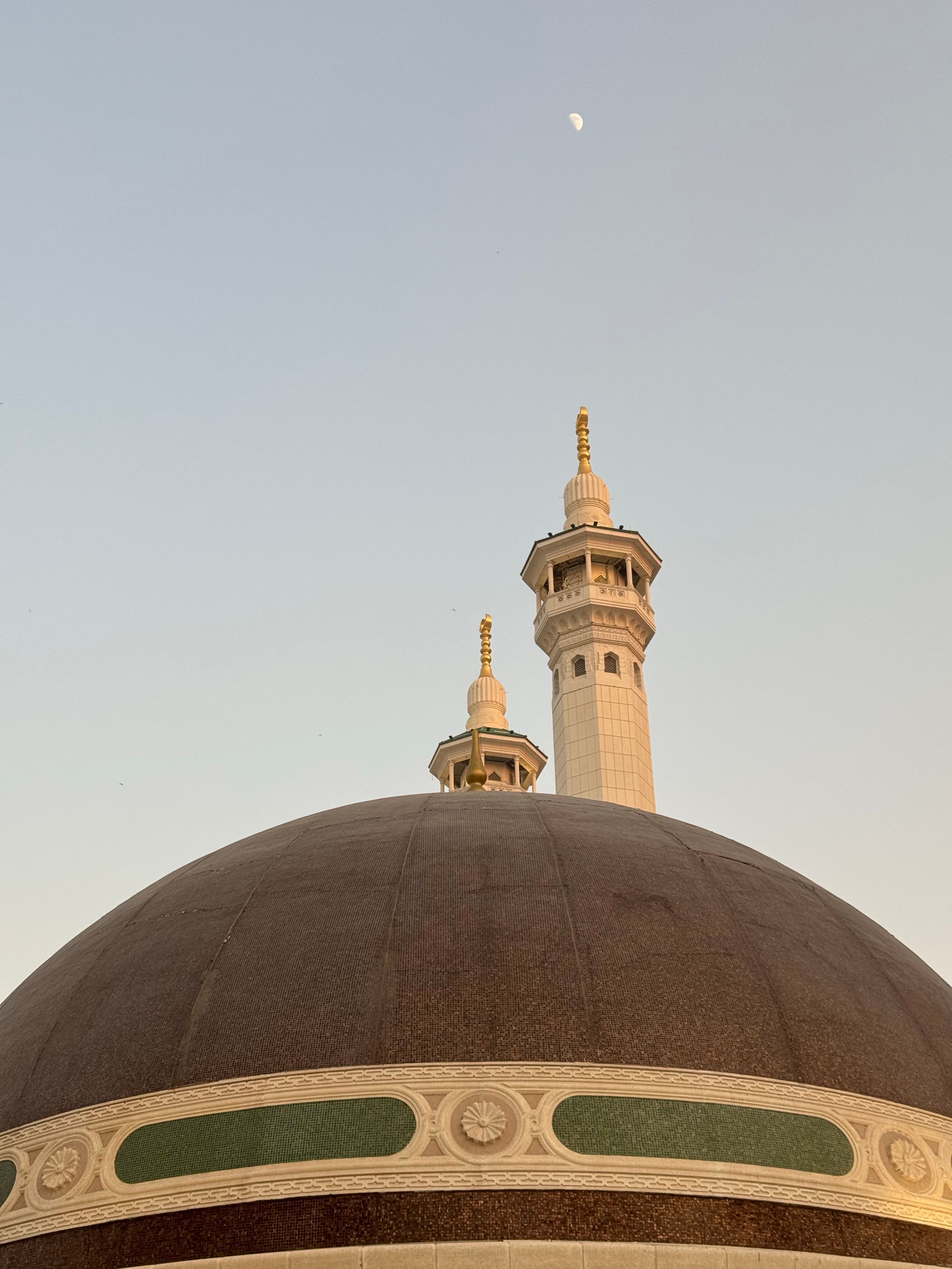 Golden Dome of Imam Reza's Shrine at Sunset · Free Stock Photo