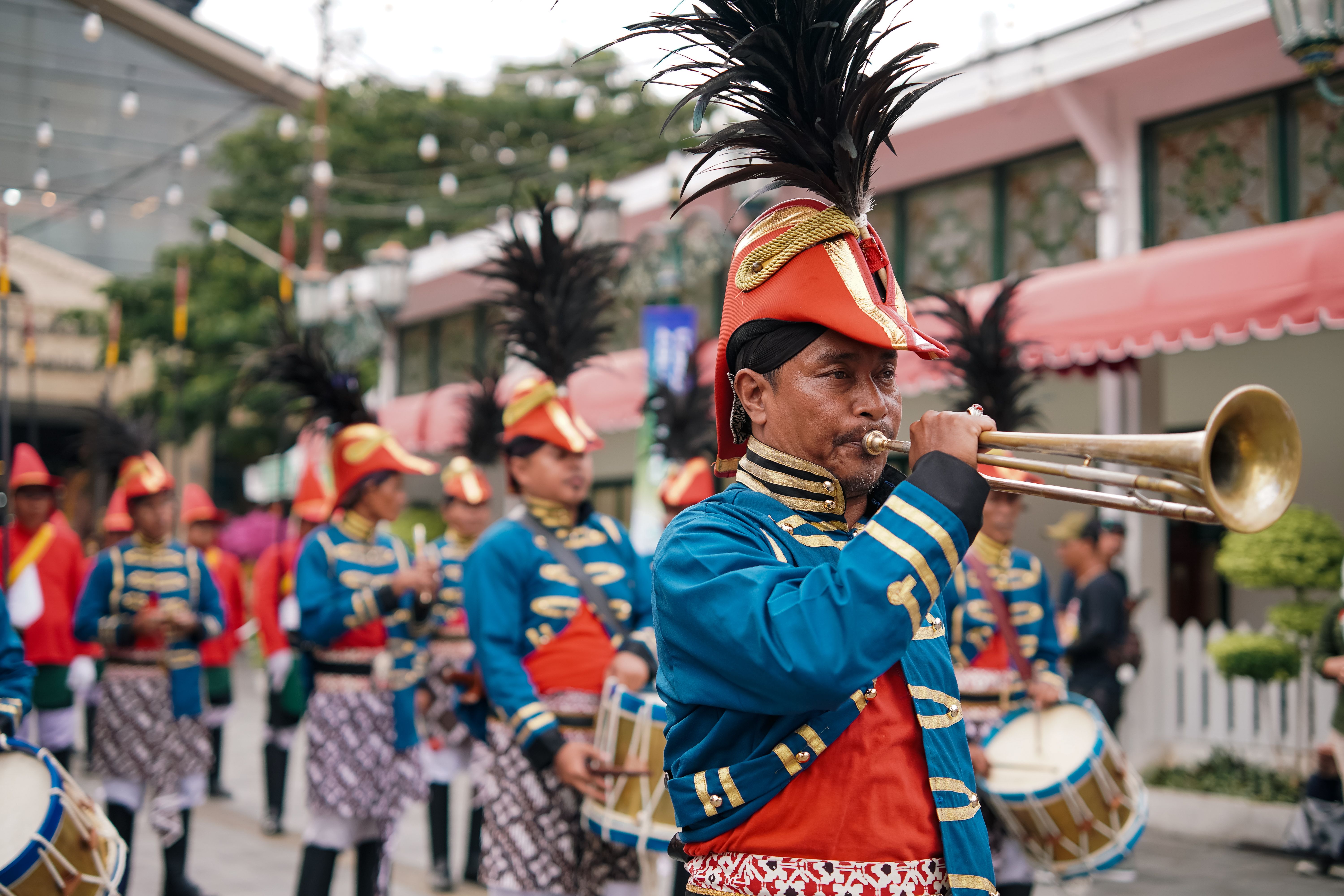 Vibrant Traditional Parade in Yogyakarta · Free Stock Photo