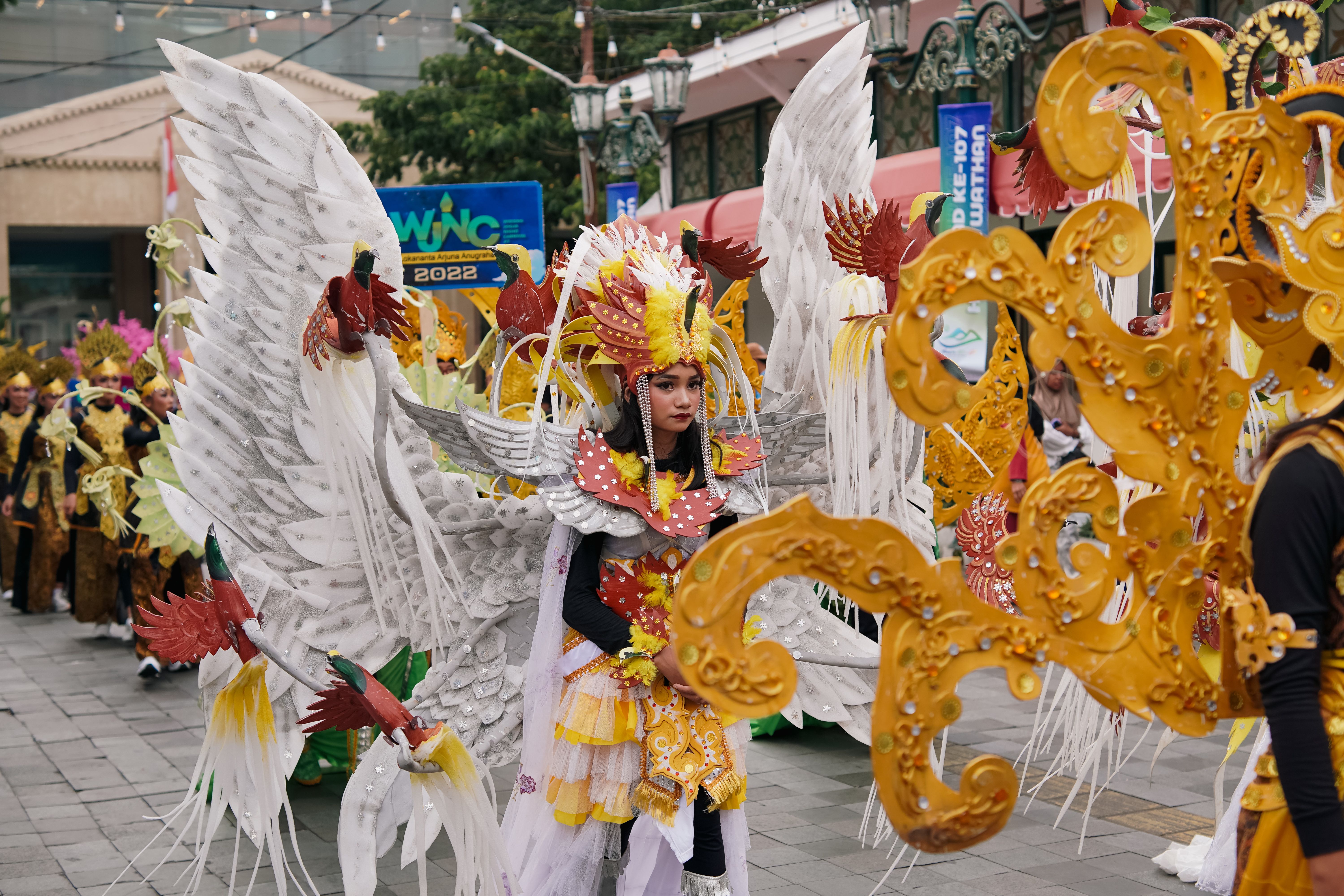 Colorful Cultural Parade in Yogyakarta, Indonesia · Free Stock Photo