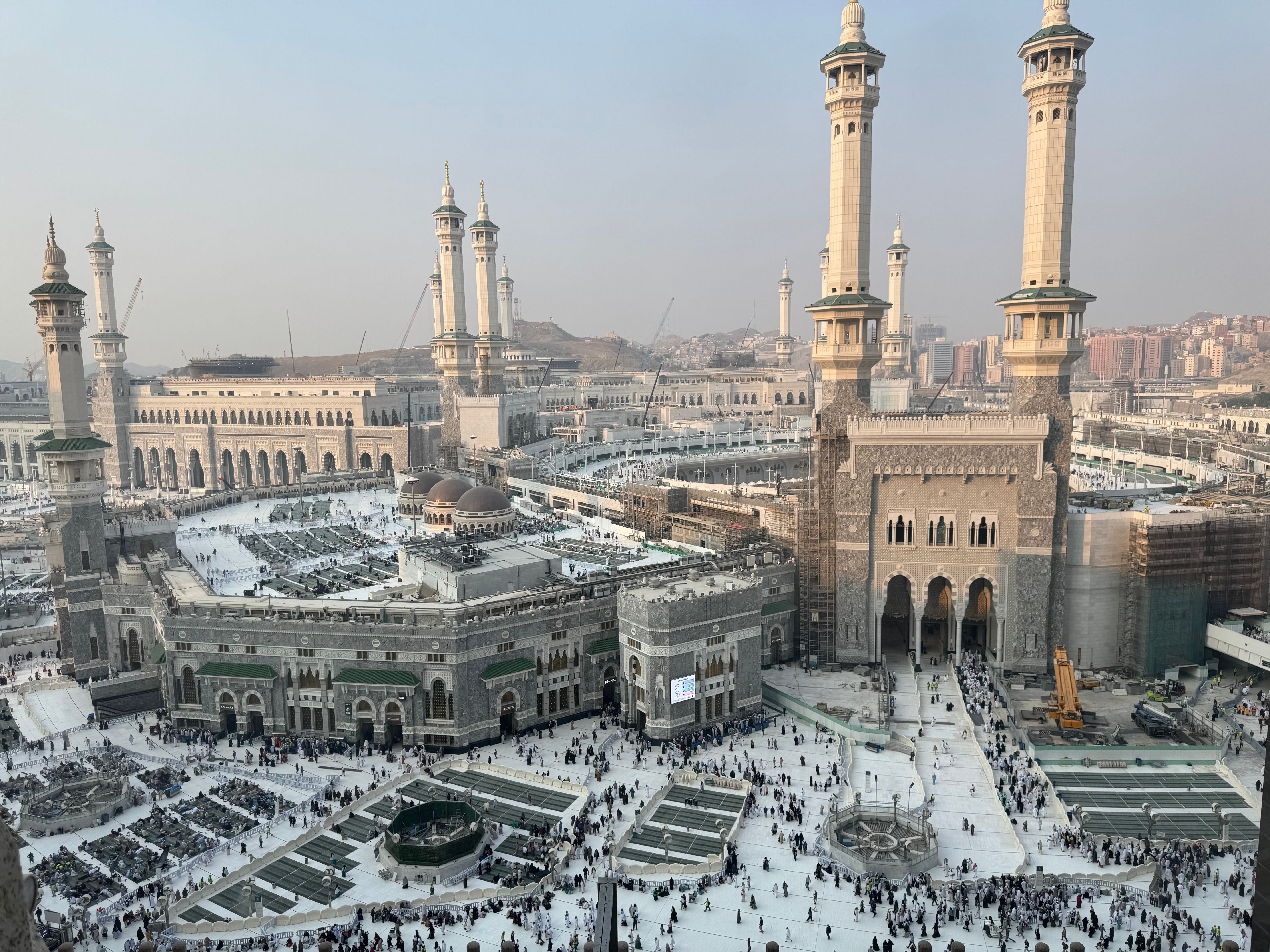 Aerial View of Masjid al-Haram in Mecca, Saudi Arabia · Free Stock Photo
