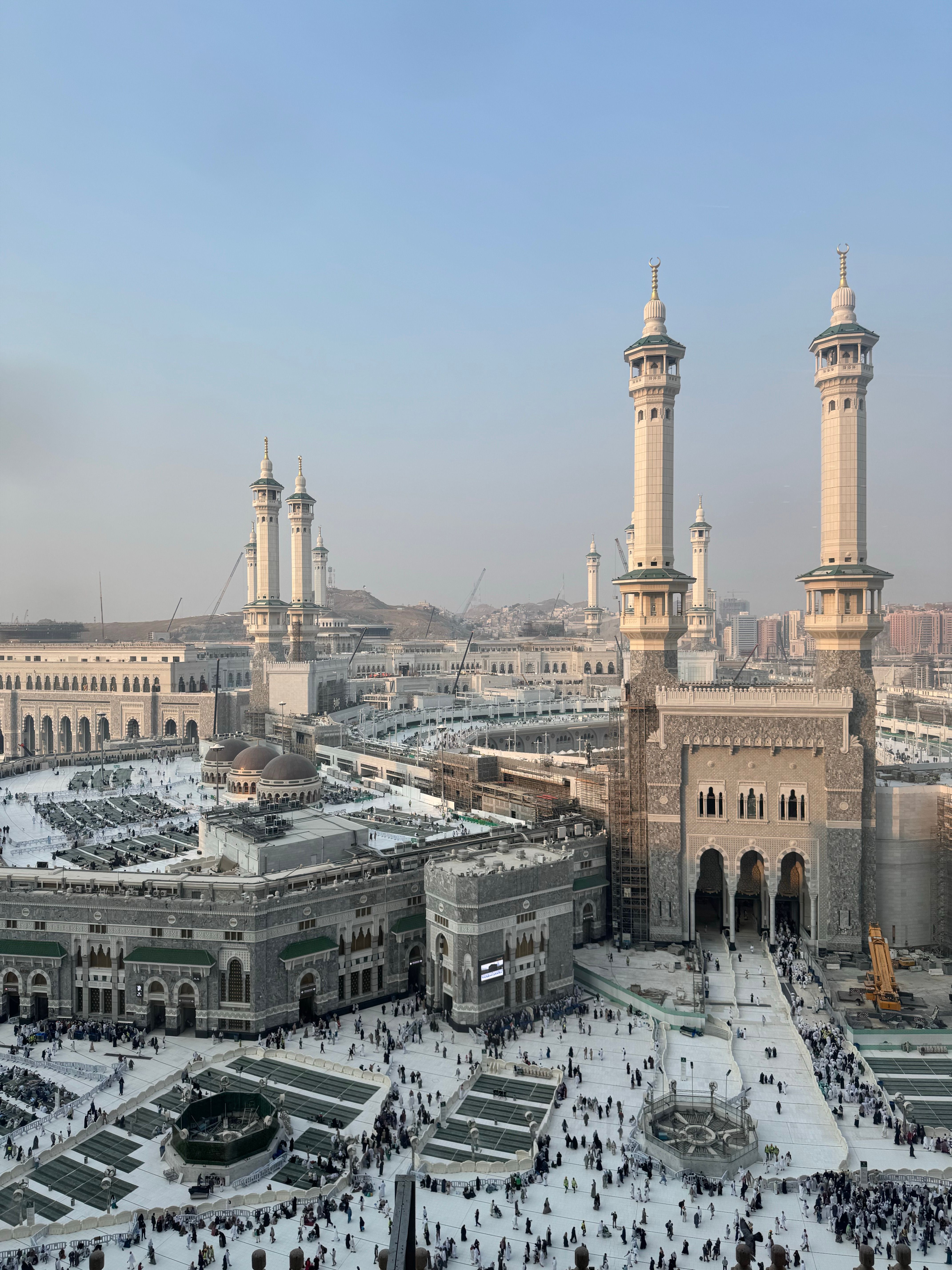 Aerial View of the Grand Mosque in Mecca, Saudi Arabia · Free Stock Photo