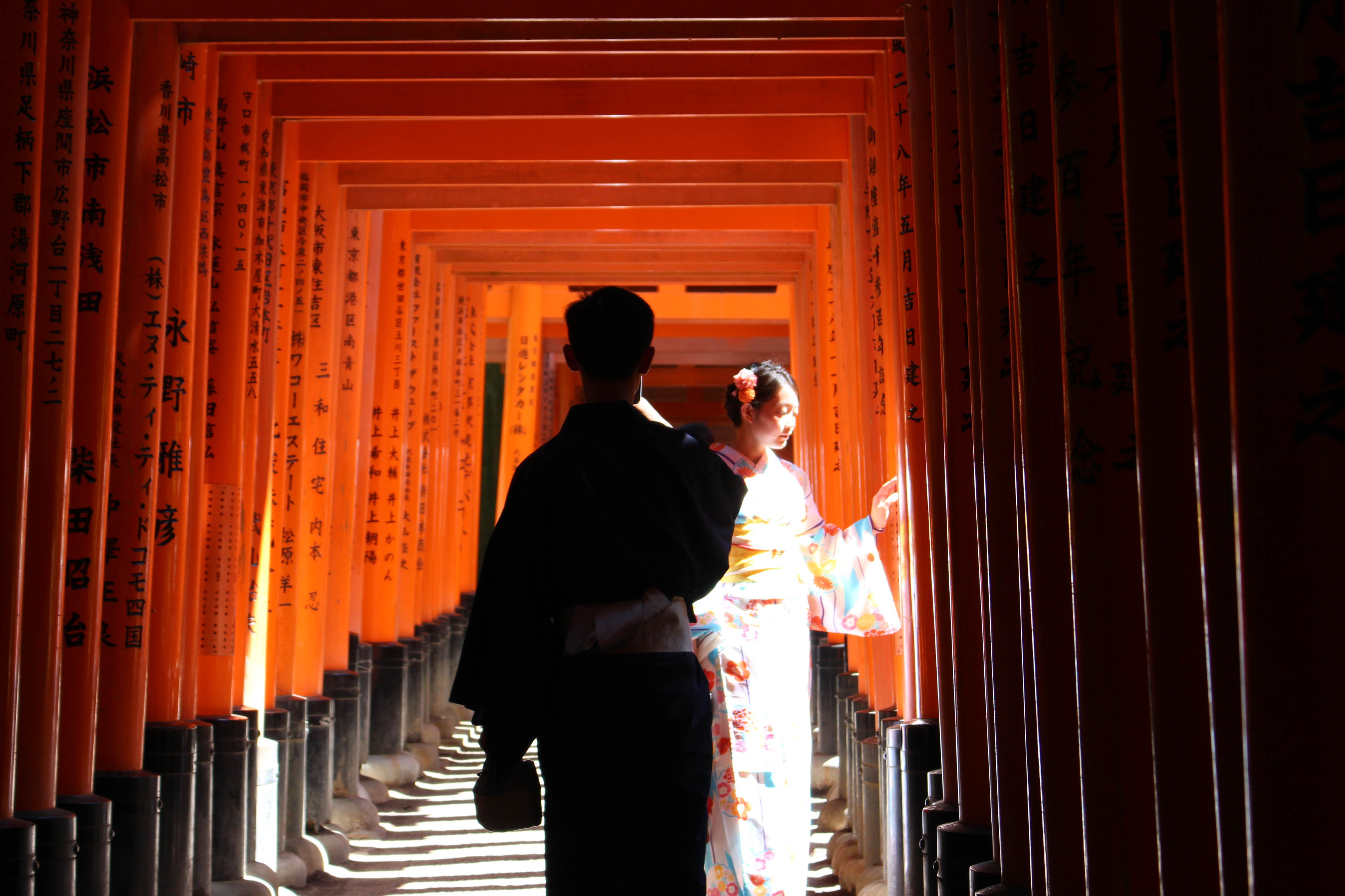 Photo Of People Standing On Temple · Free Stock Photo