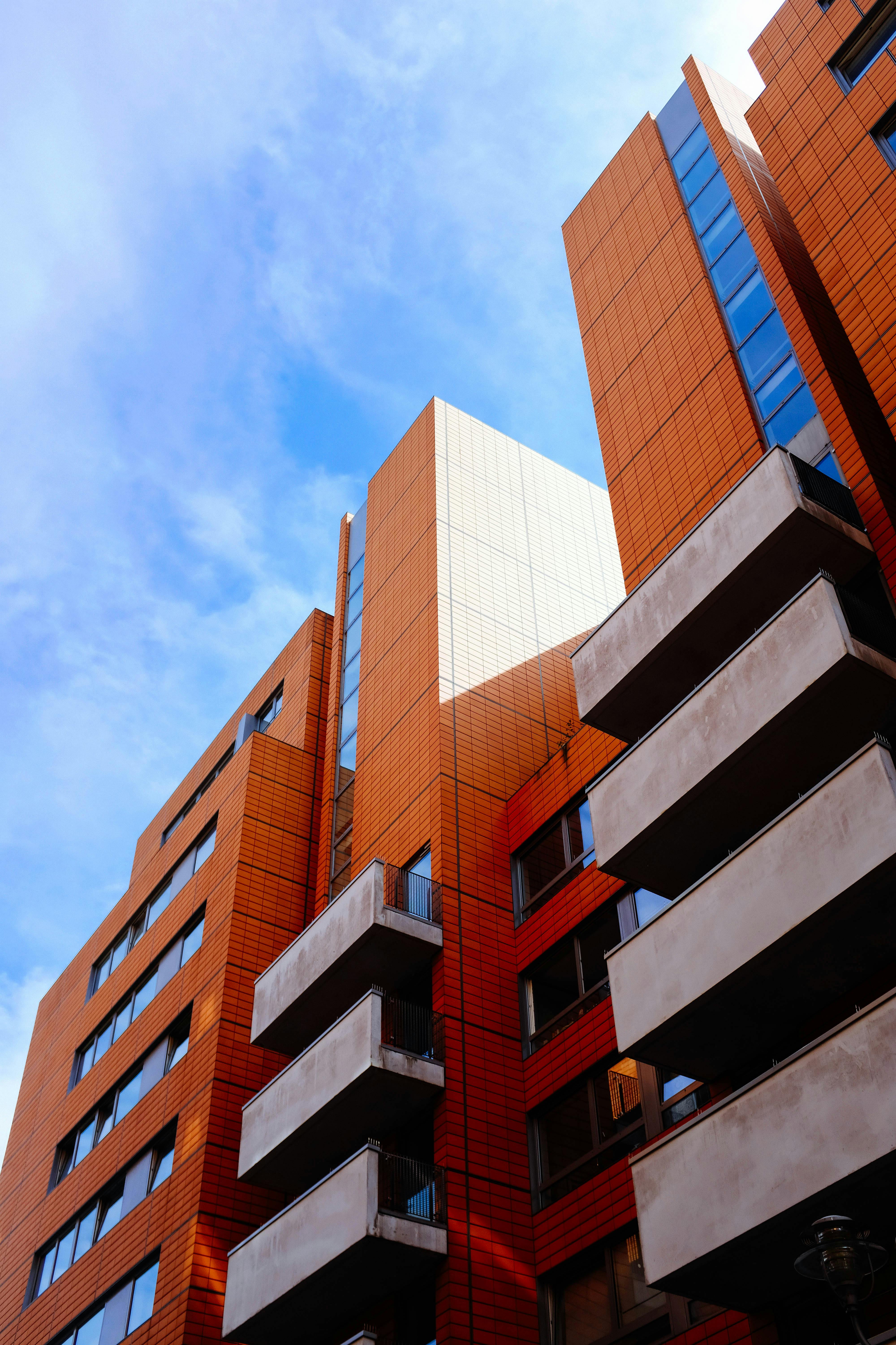 Orange Concrete Building · Free Stock Photo