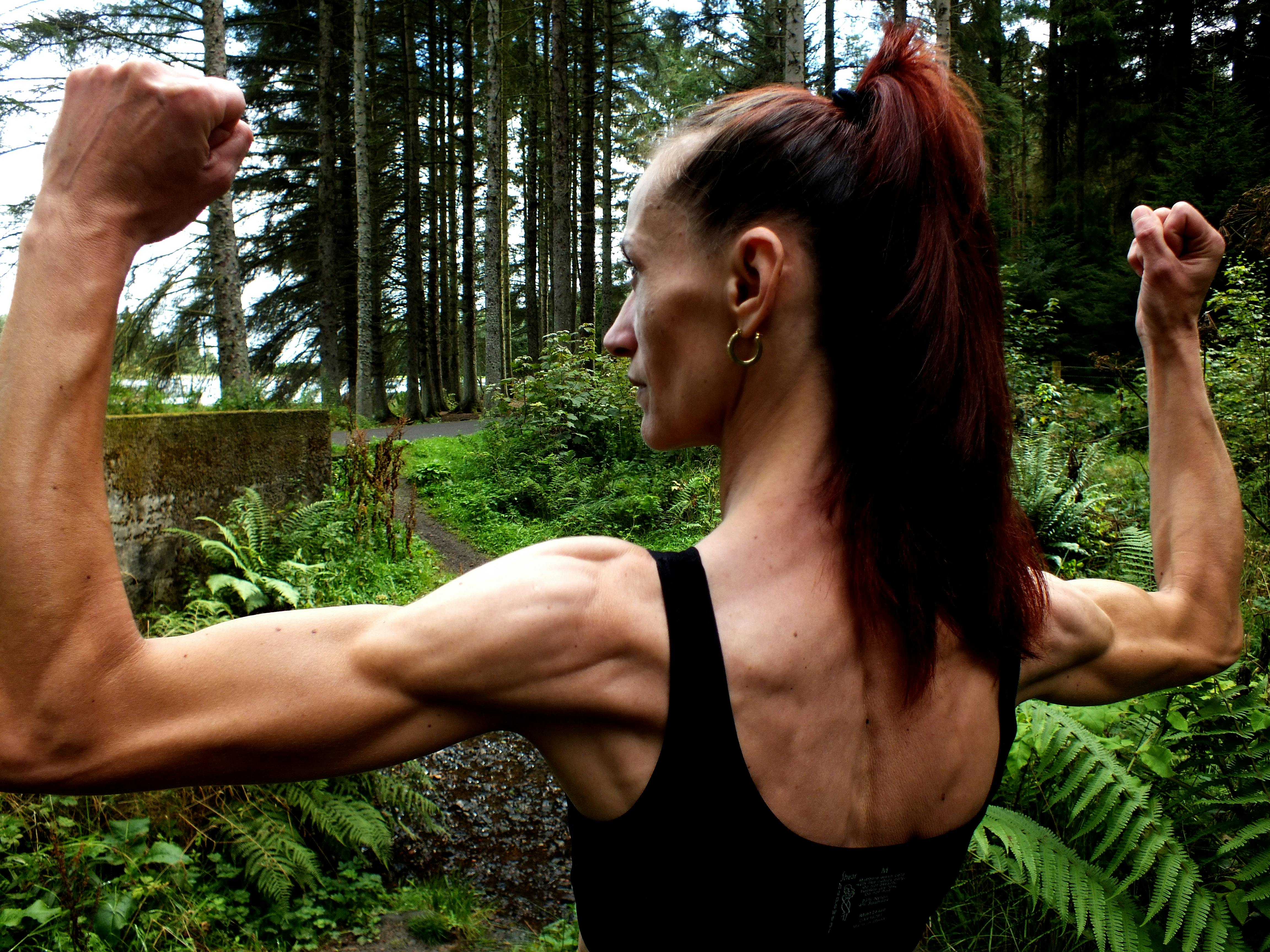 Free stock photo of female muscles