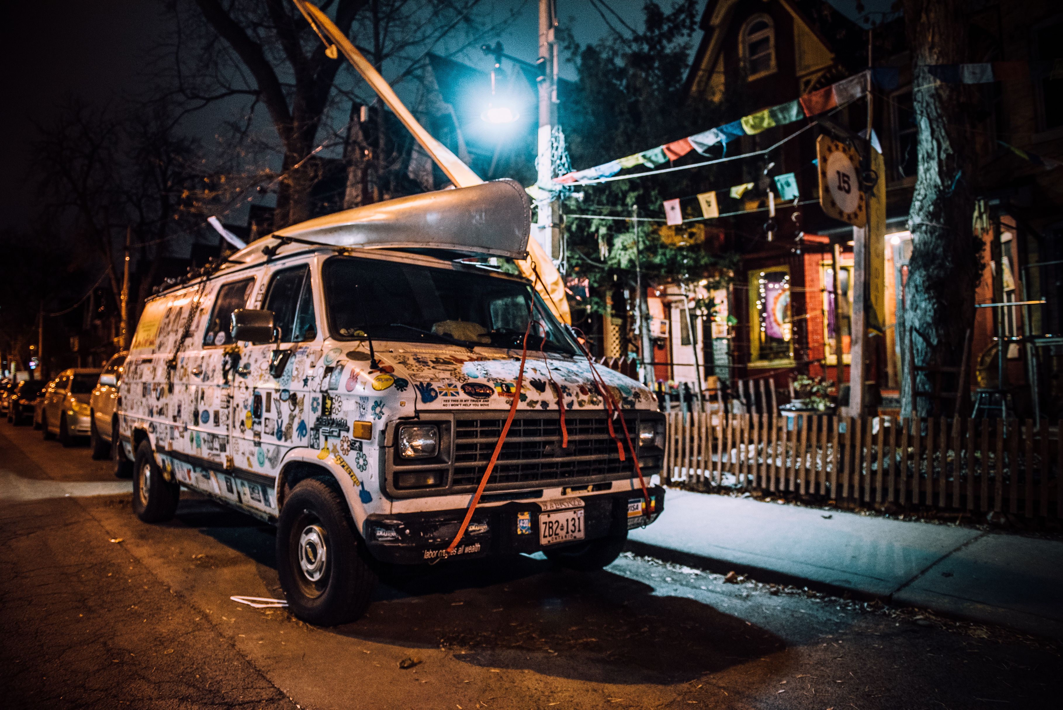 Parked Van in Front of House · Free Stock Photo