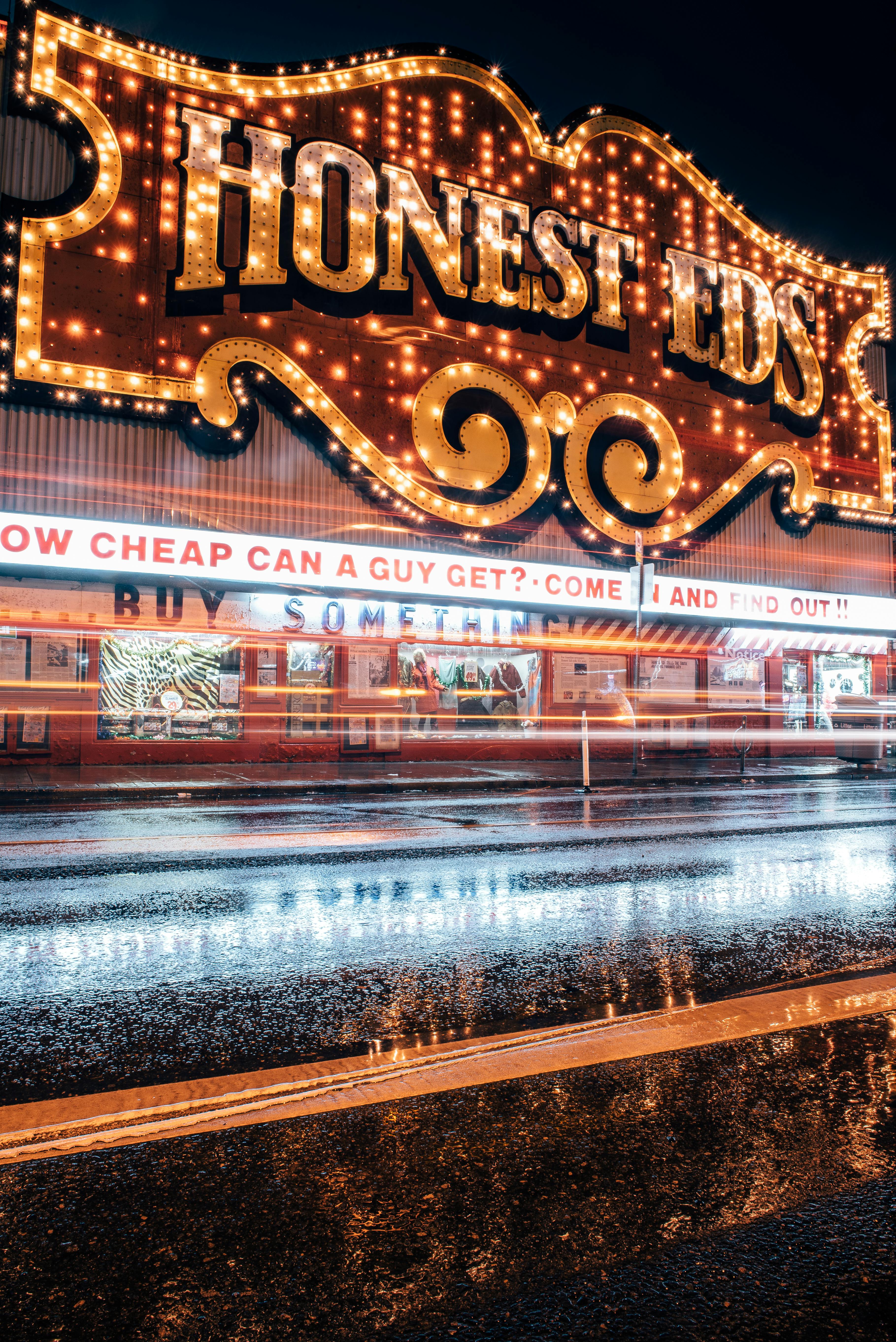 Honest Eds Signage · Free Stock Photo