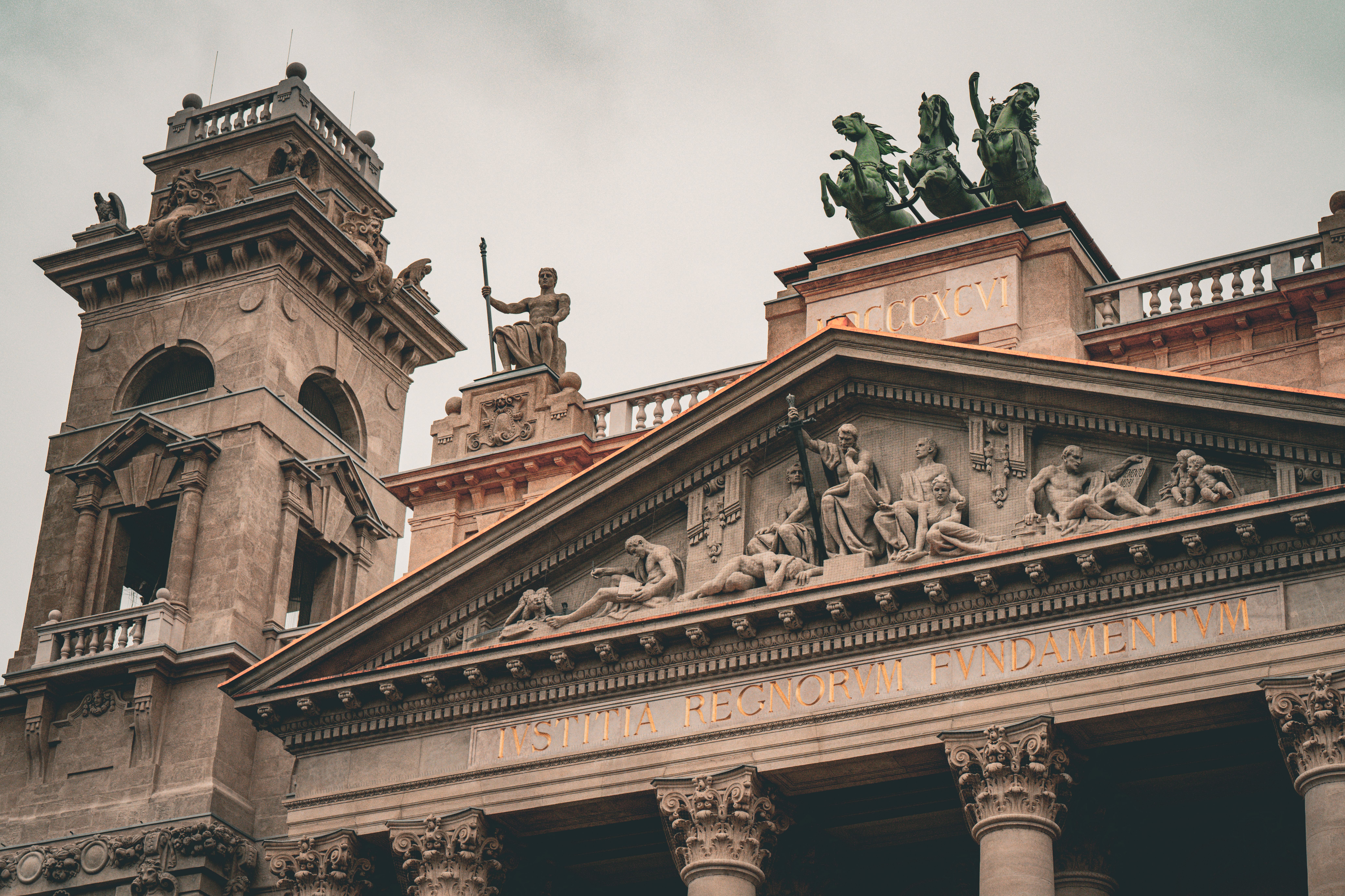 Historic Architectural Detail of Museum Building · Free Stock Photo