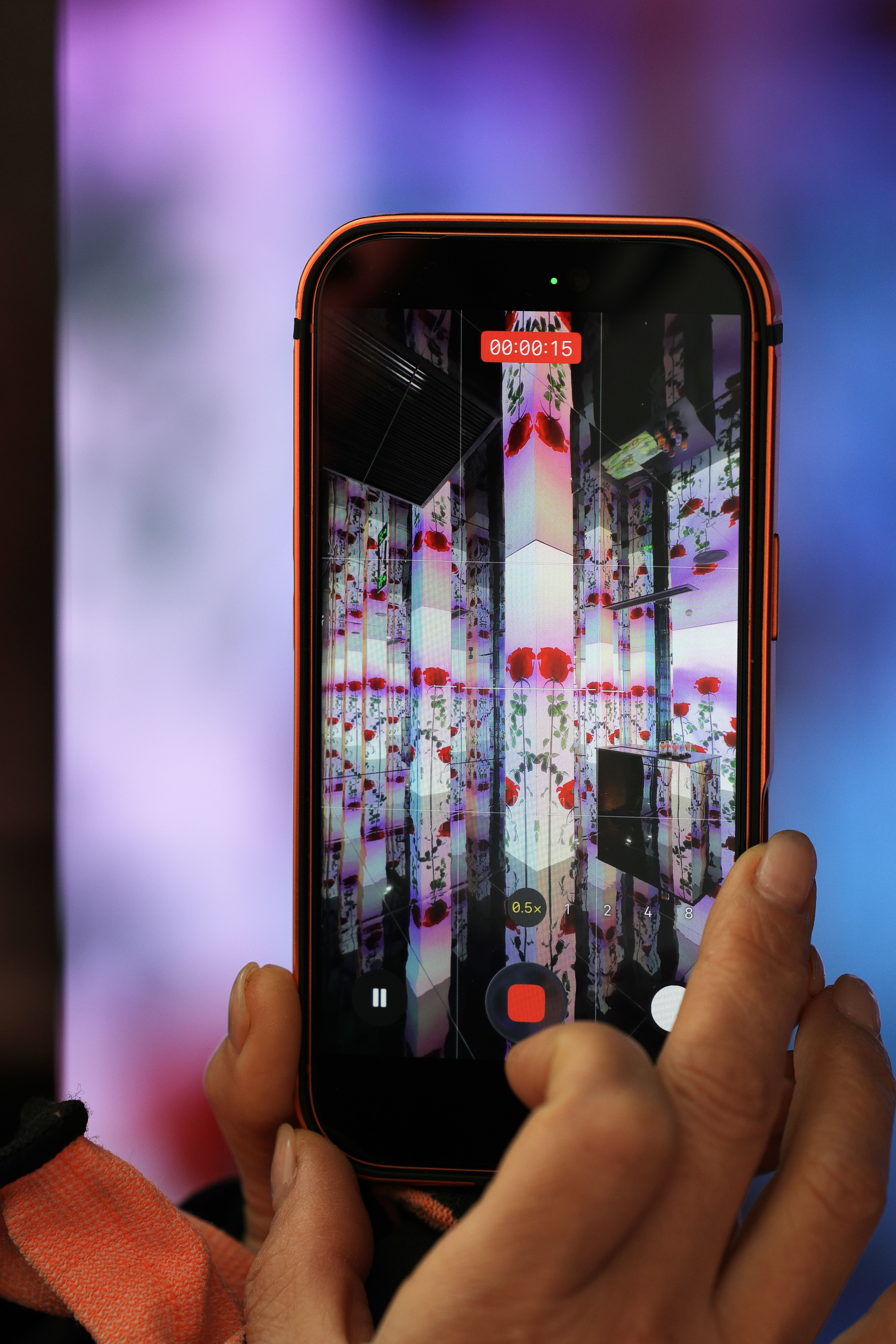 Capturing Vibrant Digital Art Installation · Free Stock Photo