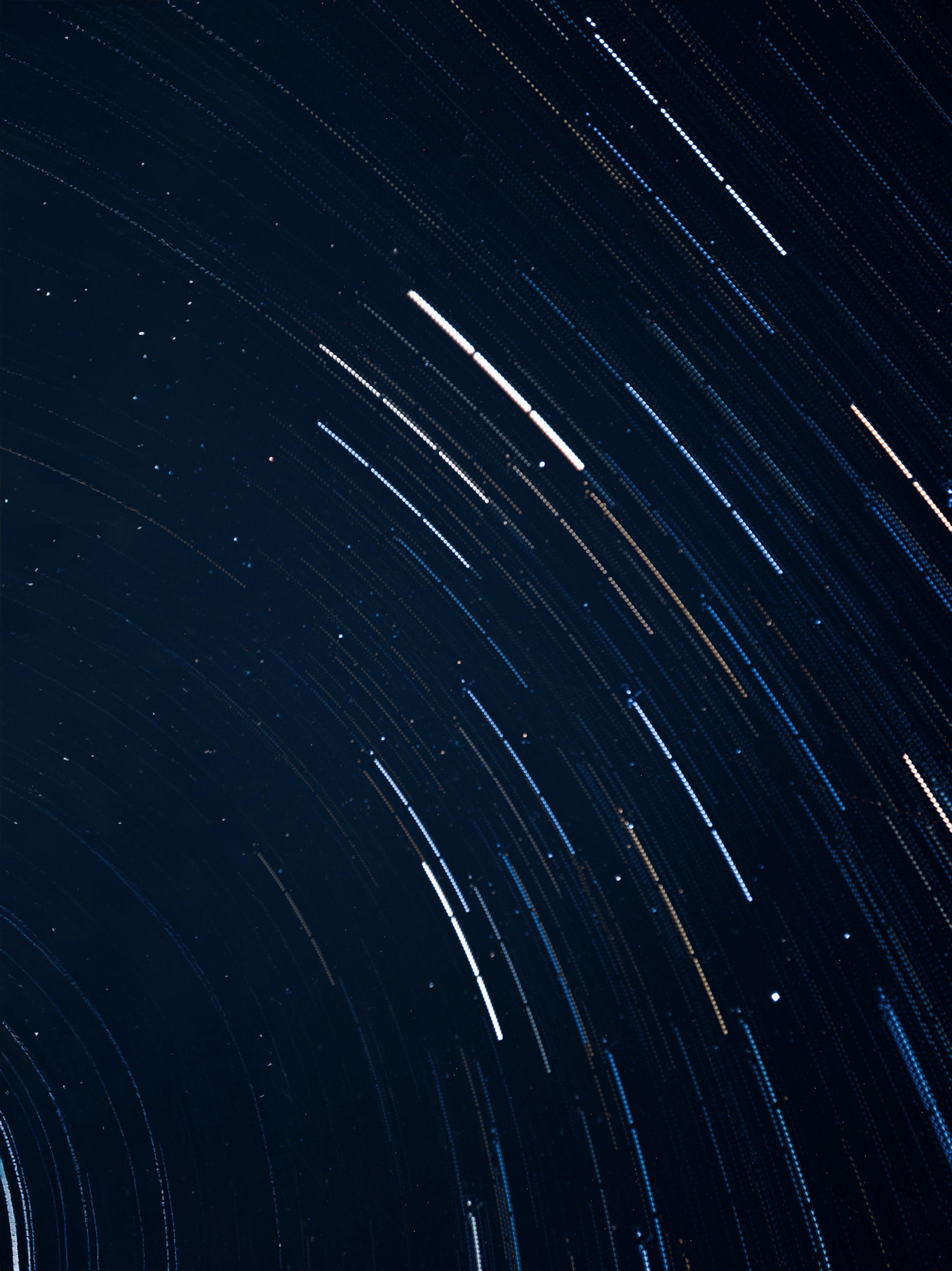 Stunning Star Trails in the Night Sky · Free Stock Photo