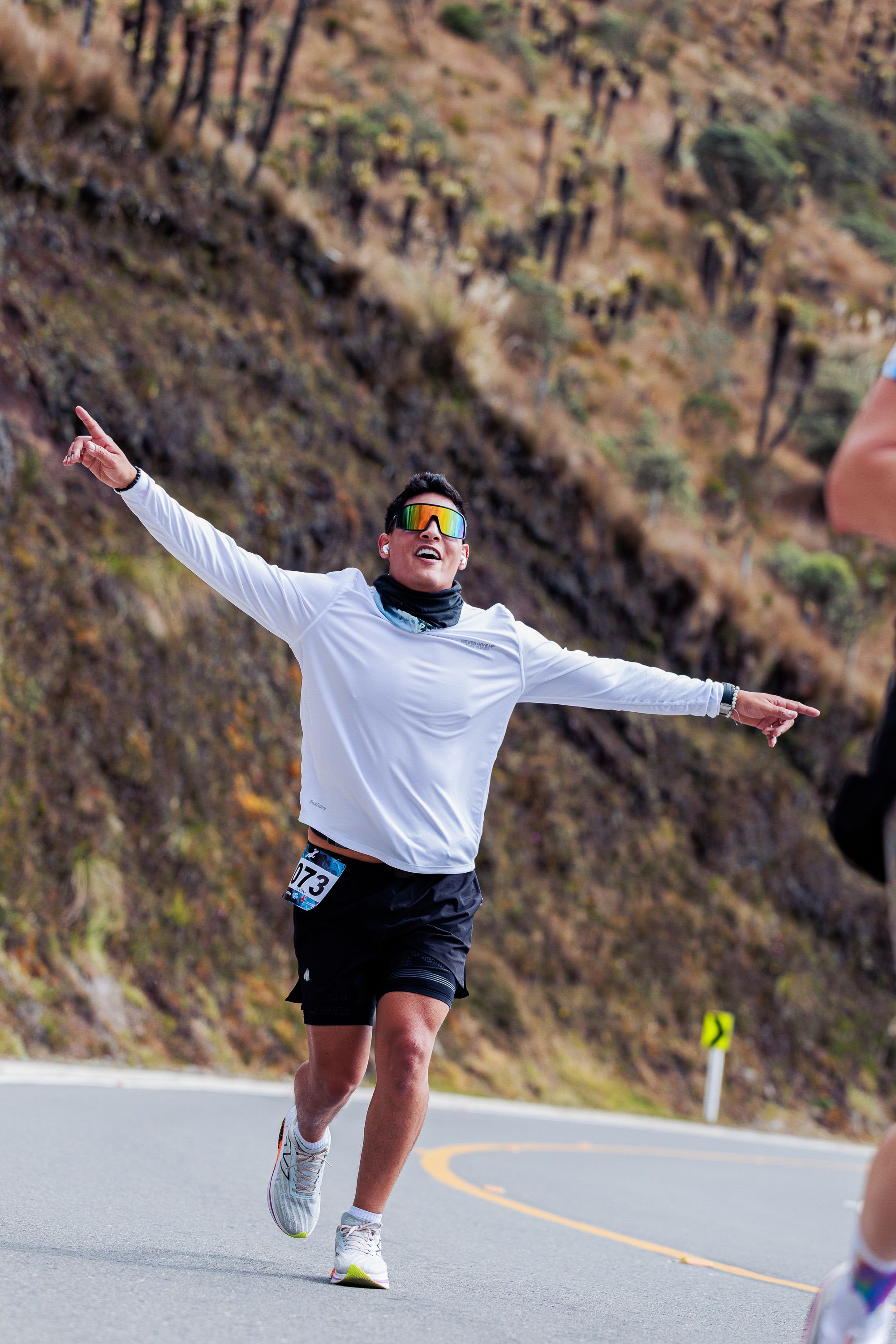 Runner Celebrating Finish in Marathon · Free Stock Photo