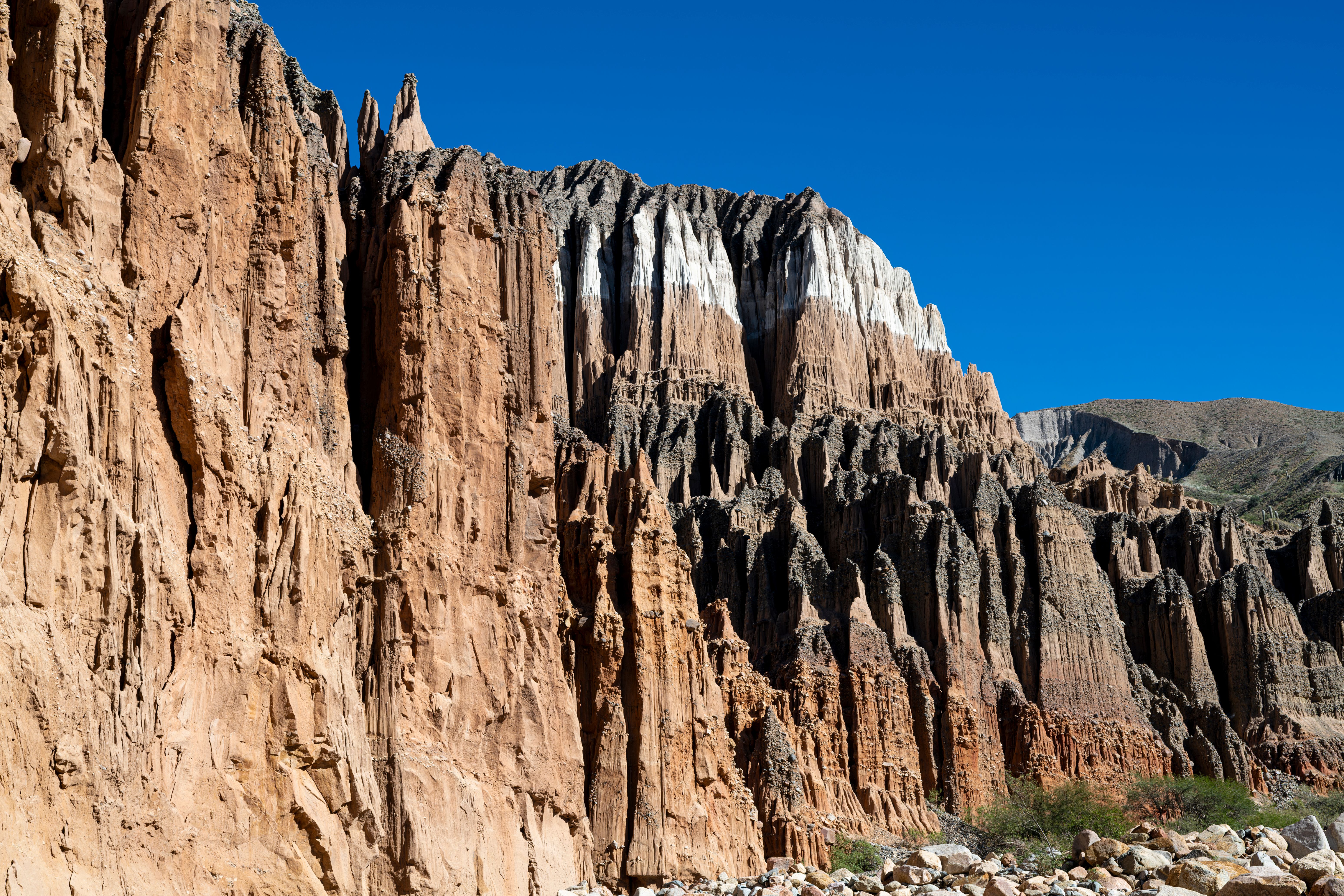 Majestic Rock Formations in Dry Desert Canyon · Free Stock Photo