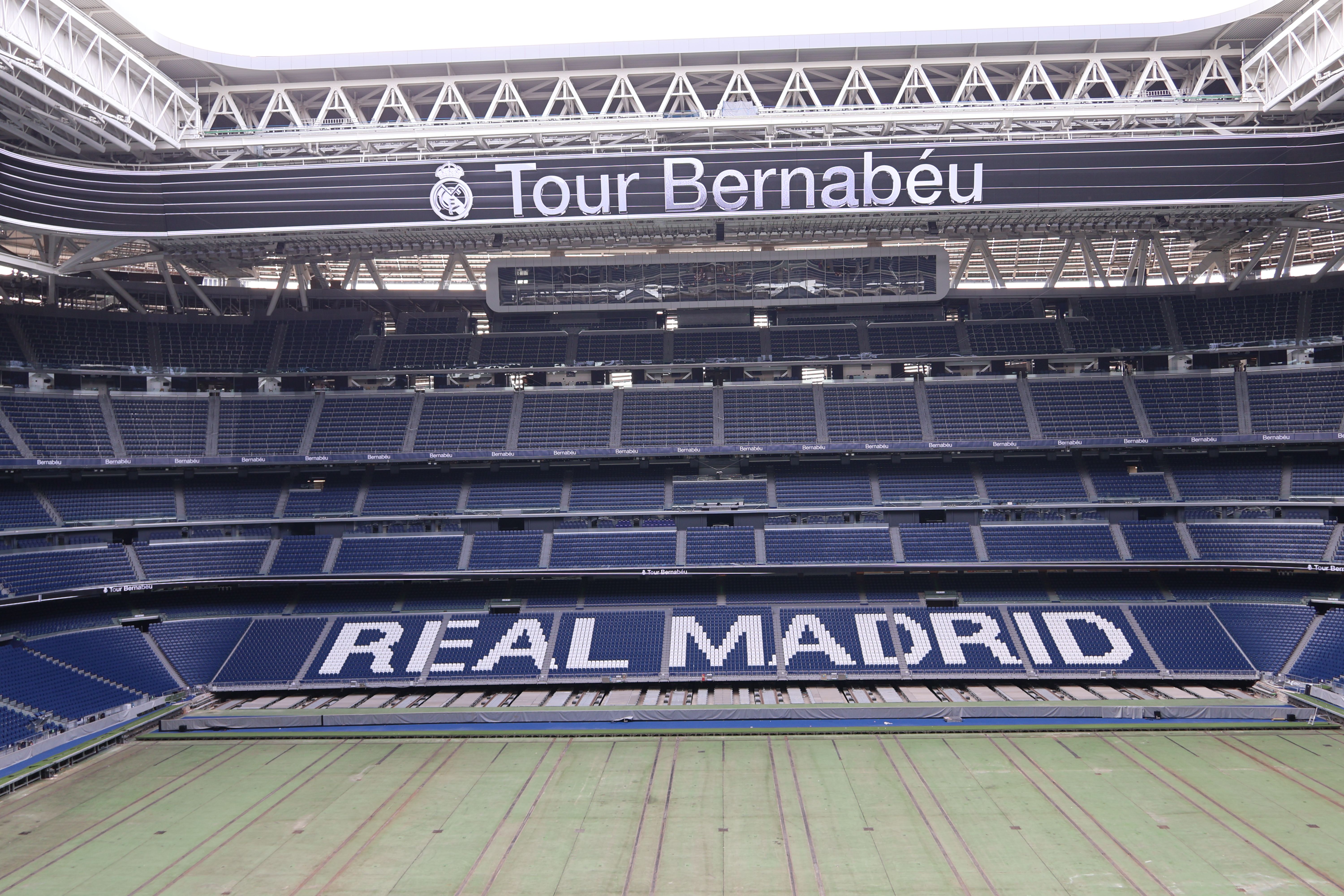 Interior View of Santiago Bernabéu Stadium · Free Stock Photo