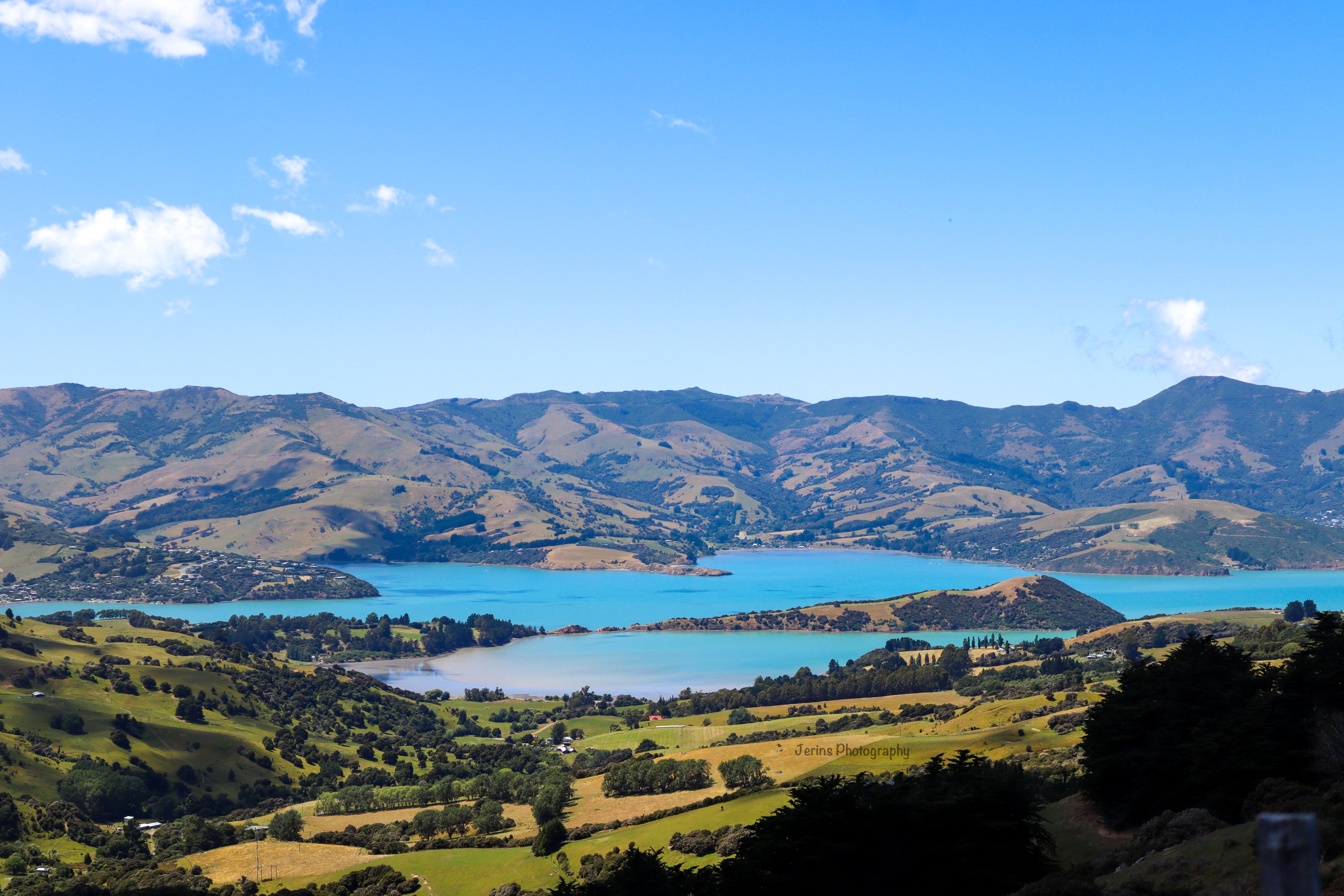 Scenic Aerial View of Akaroa Harbor, New Zealand · Free Stock Photo