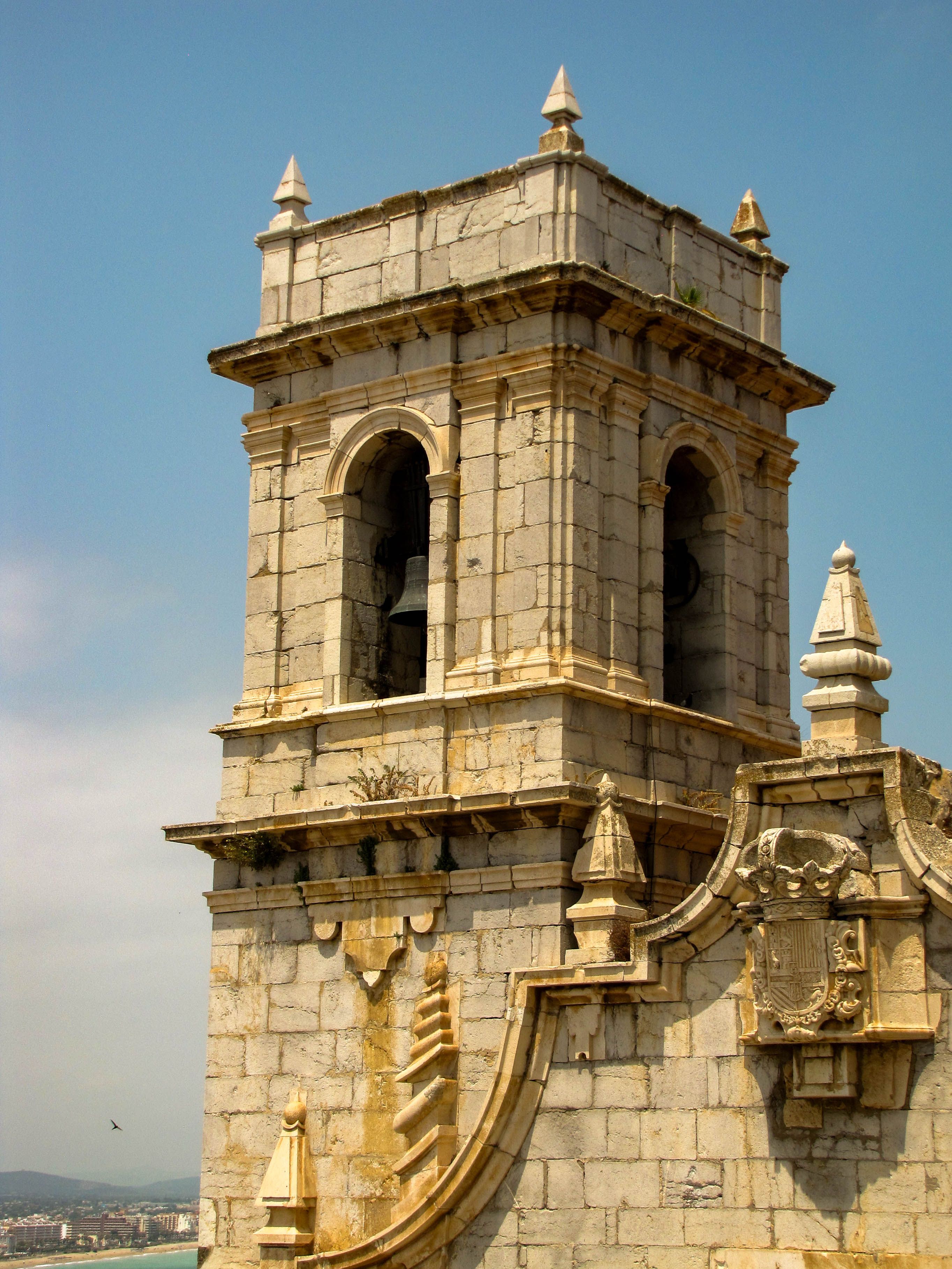 Historic Bell Tower in Peniscola, Spain · Free Stock Photo