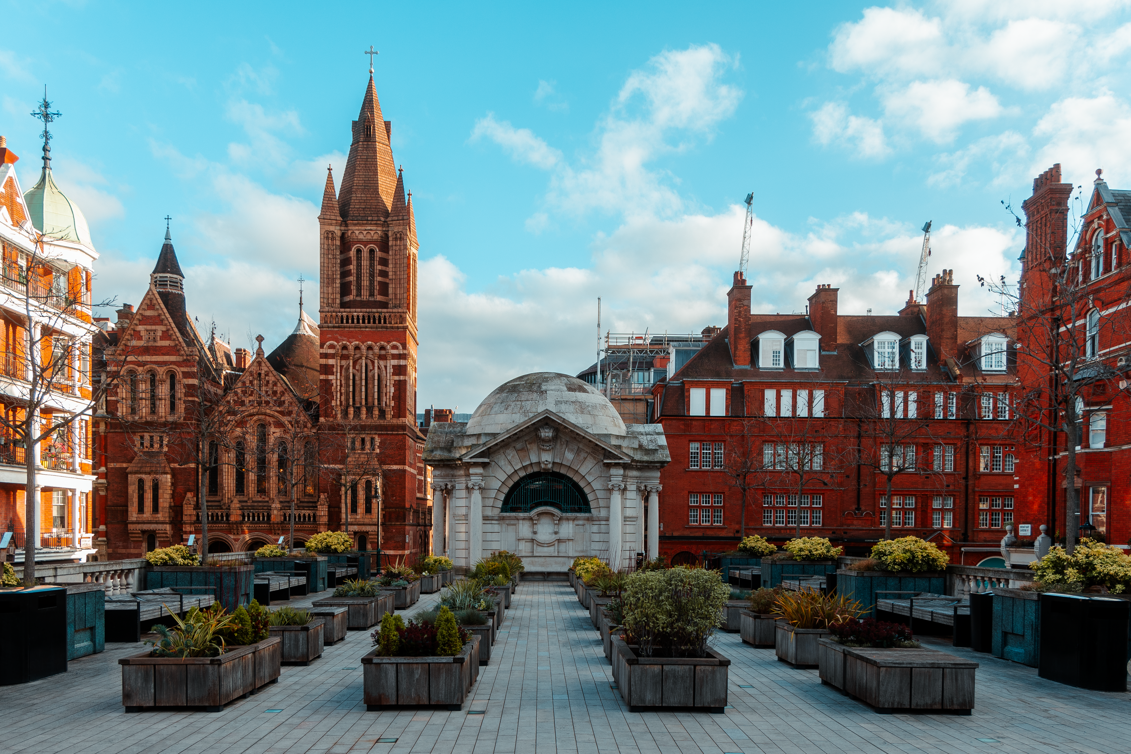 Victorian Gothic Architecture in London Rooftop View · Free Stock Photo