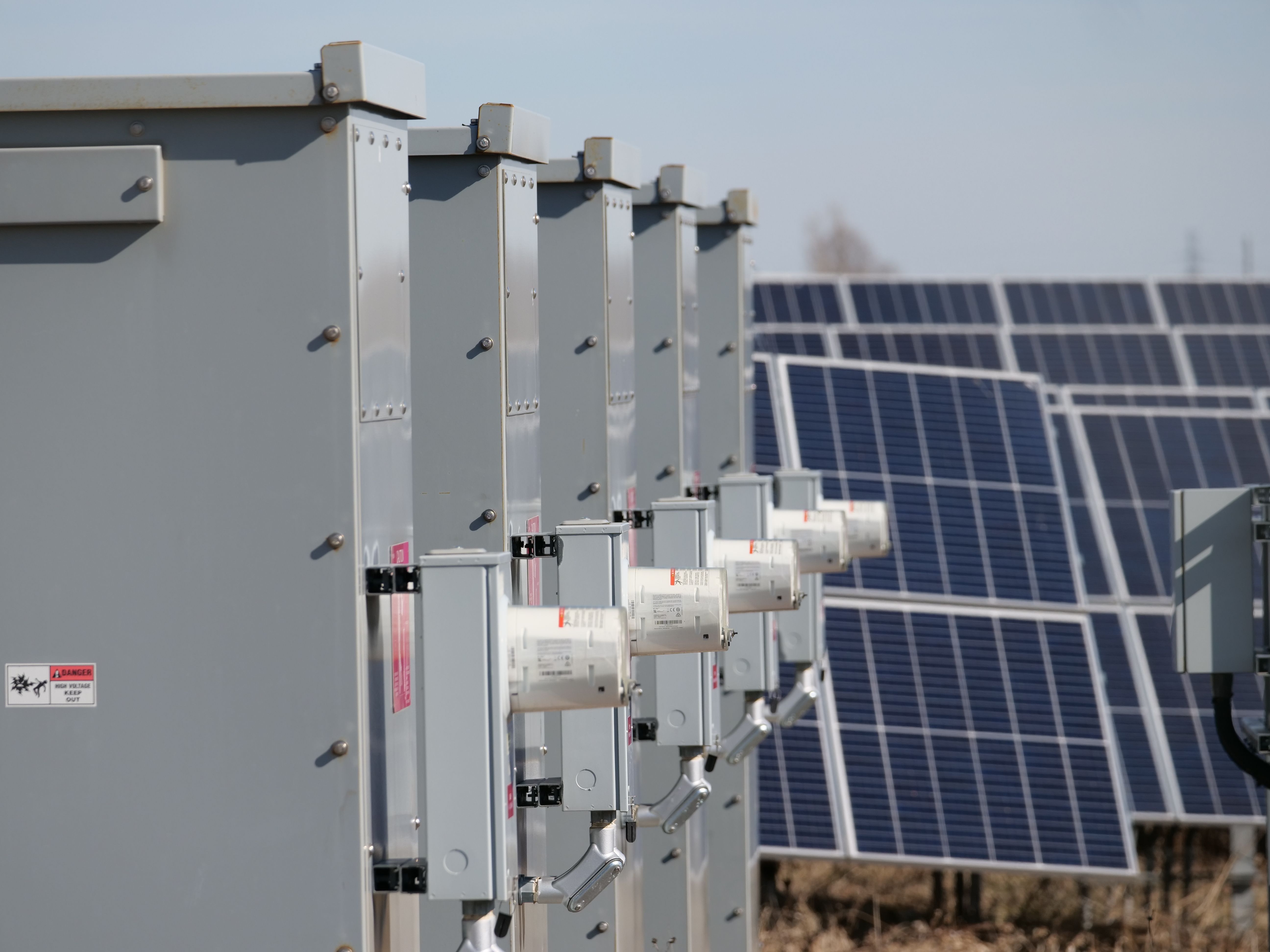 Solar Energy Panels and Electrical Boxes Outdoors · Free Stock Photo