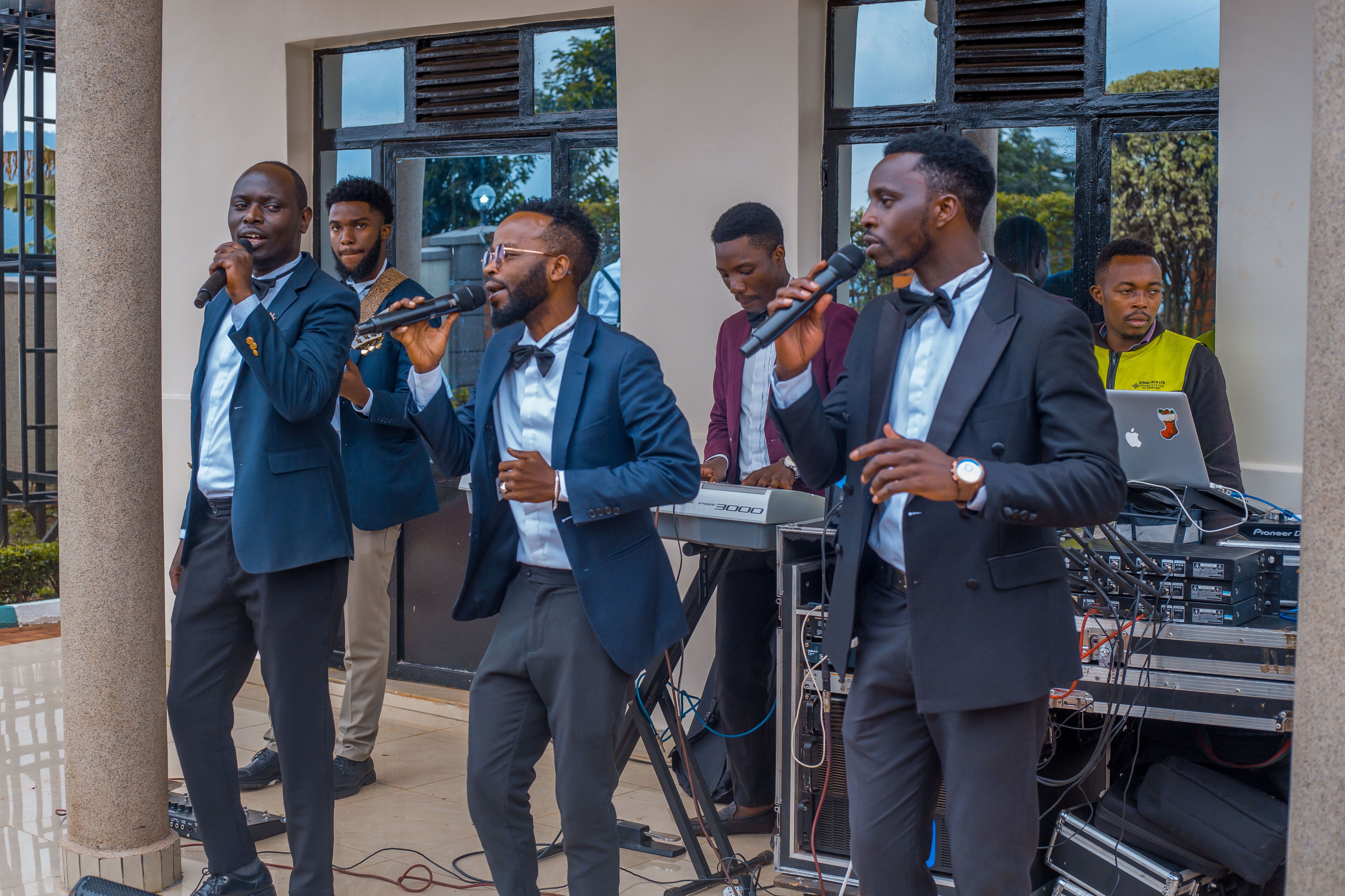 Outdoor Band Performance with Microphones and Instruments · Free Stock ...