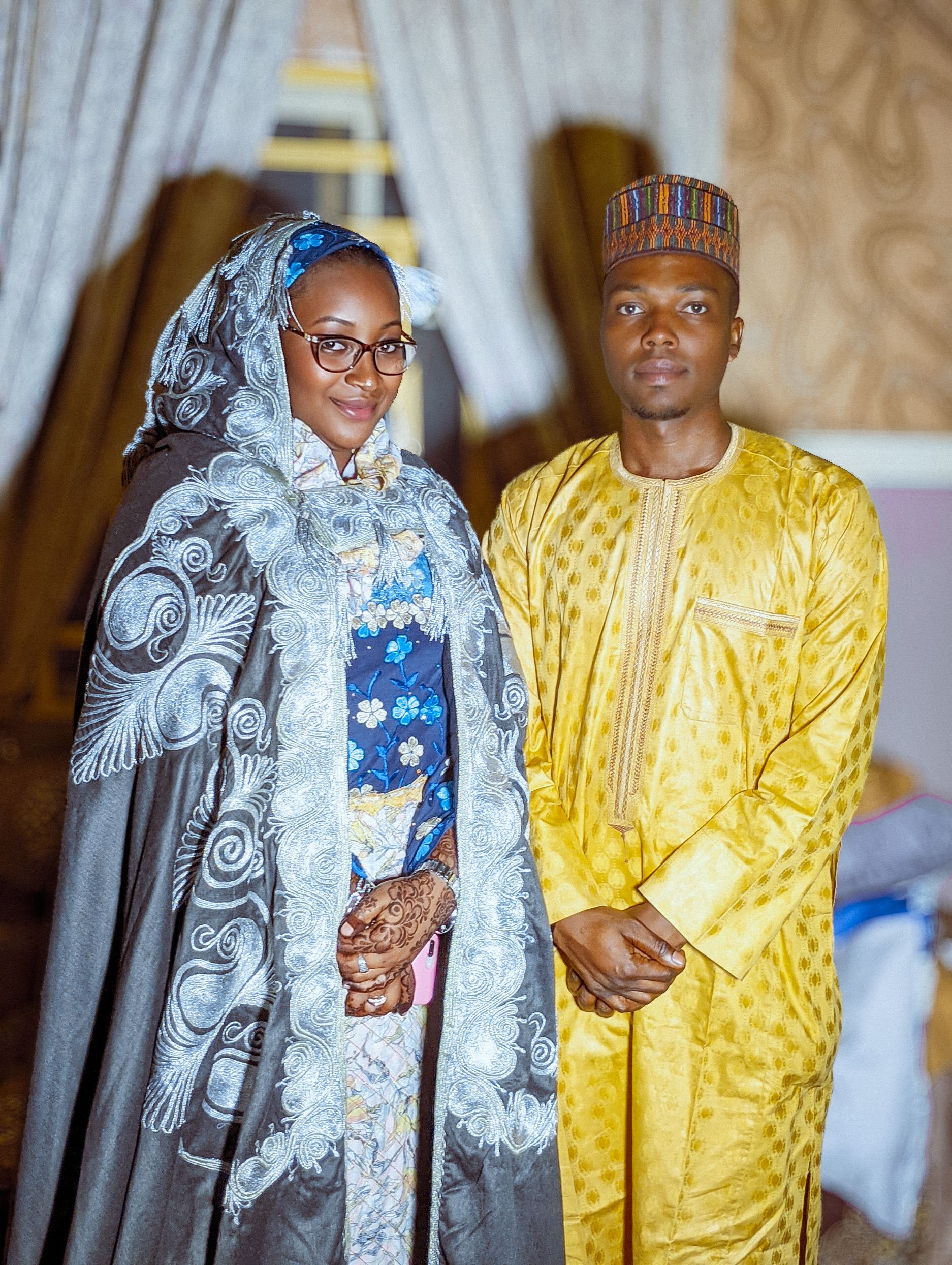 Traditional Hausa Wedding Attire Portrait · Free Stock Photo