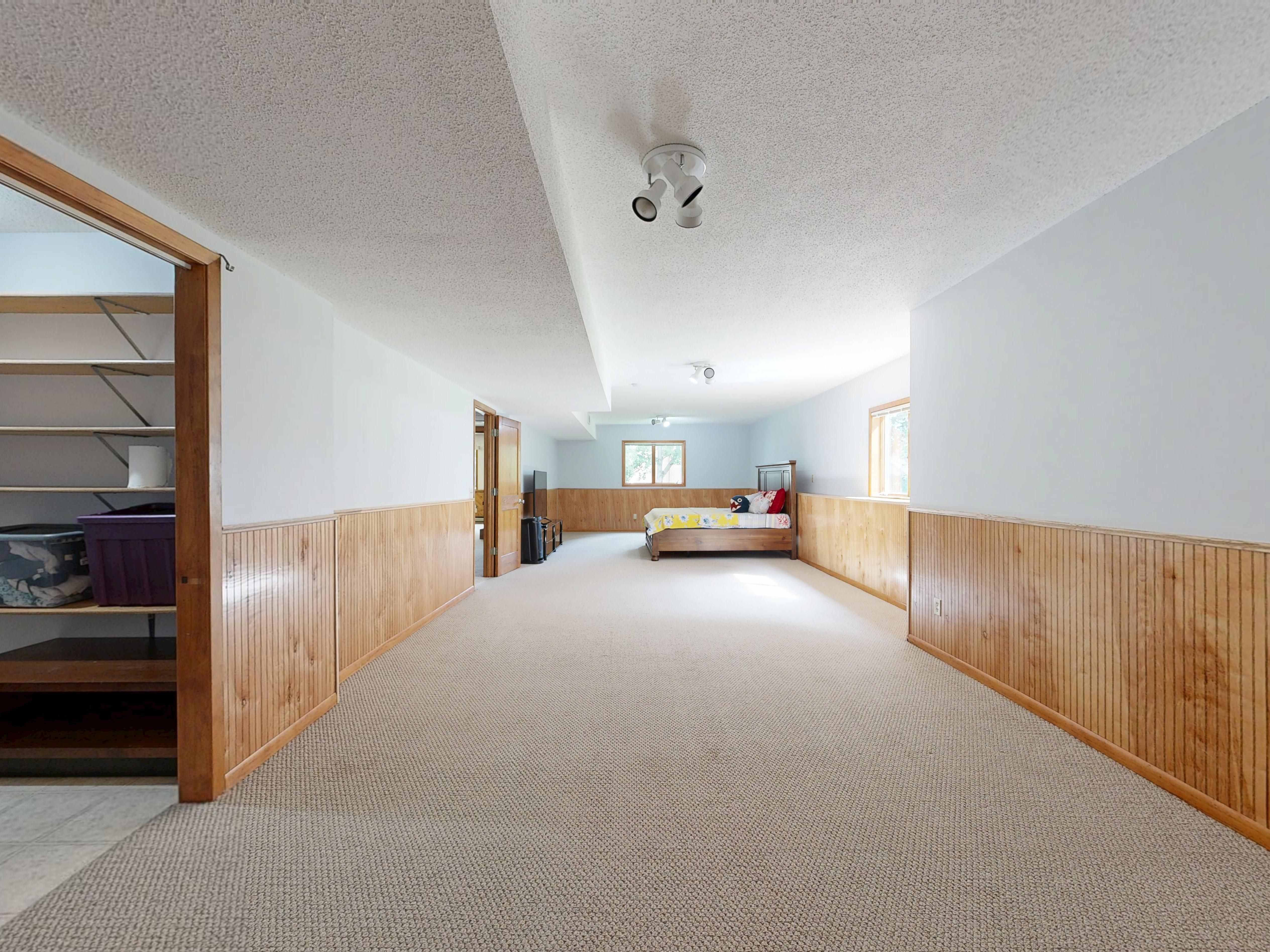 Spacious Modern Basement Interior Design · Free Stock Photo