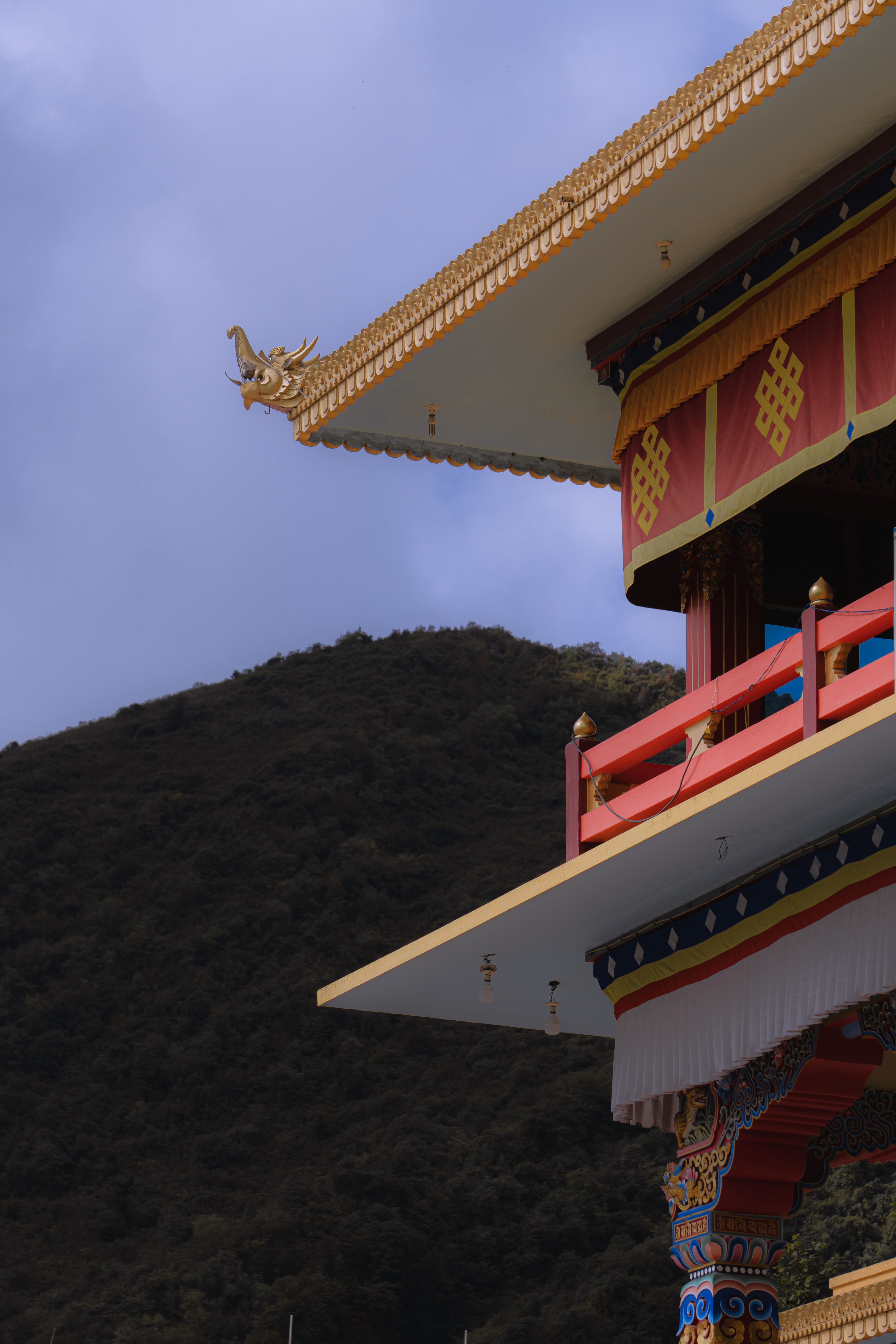 Colorful Buddhist Monastery in Dirang Hills · Free Stock Photo