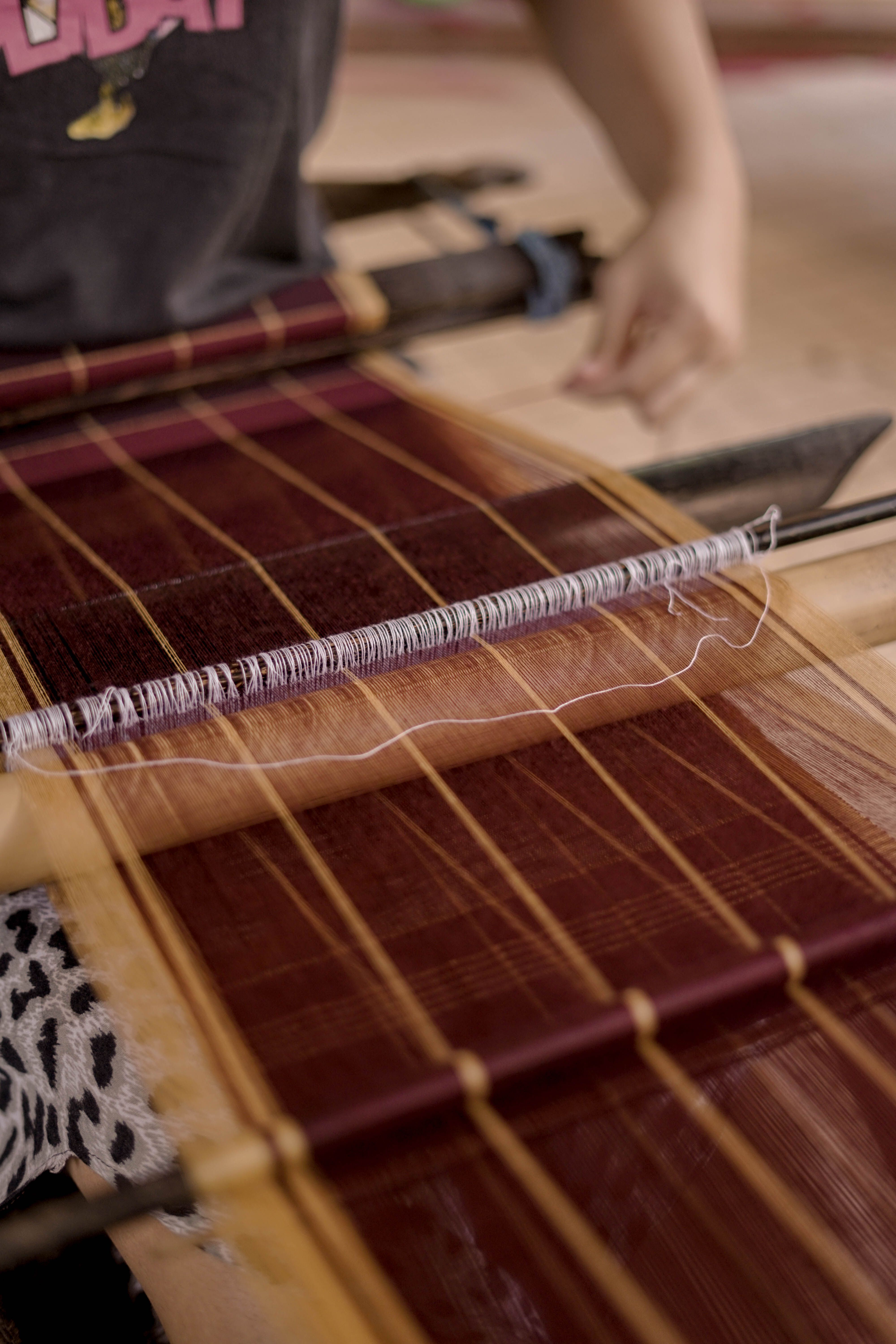 Traditional Balinese Gringsing Weaving Process in Bali · Free Stock Photo