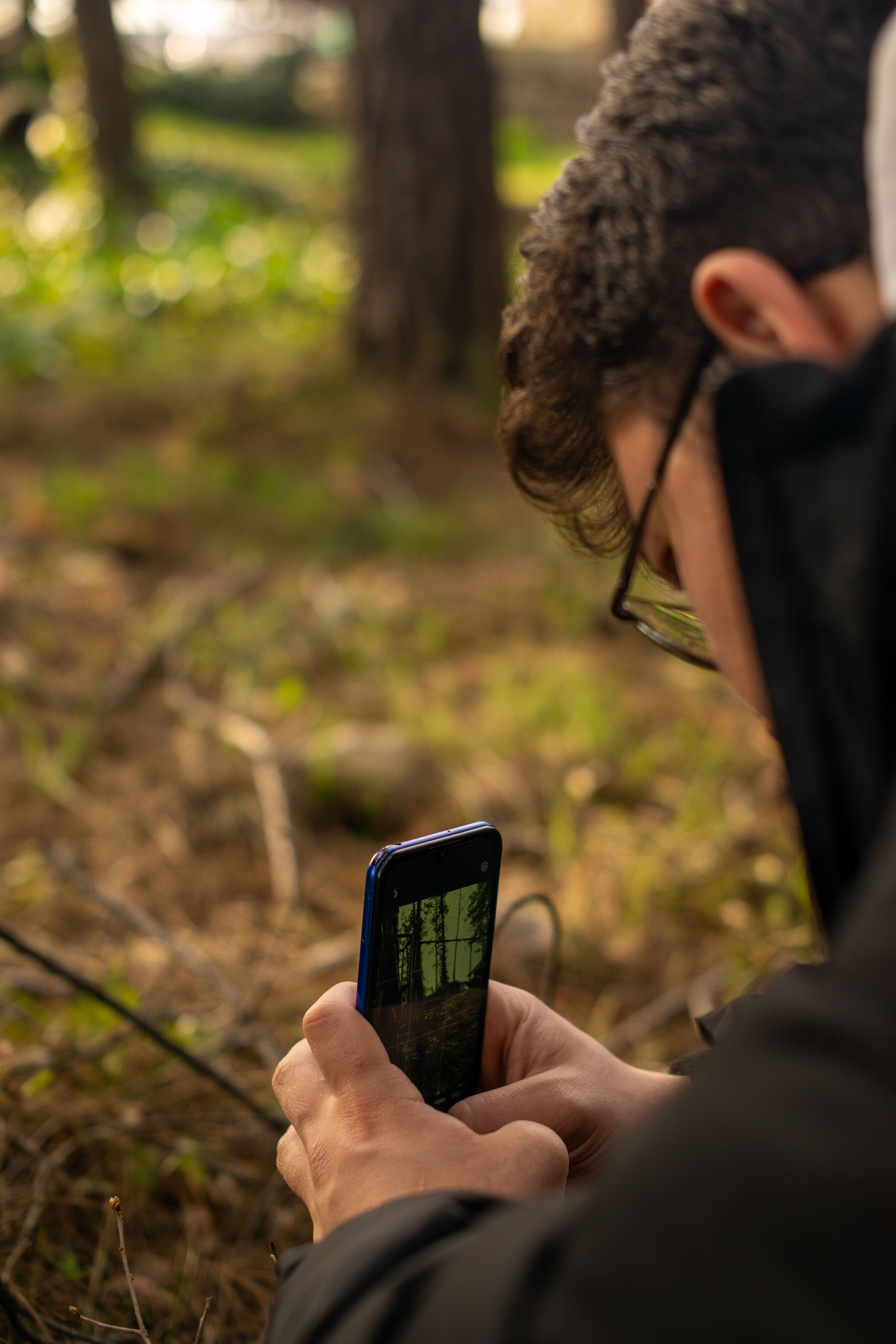 Person Photographing Nature with Smartphone · Free Stock Photo