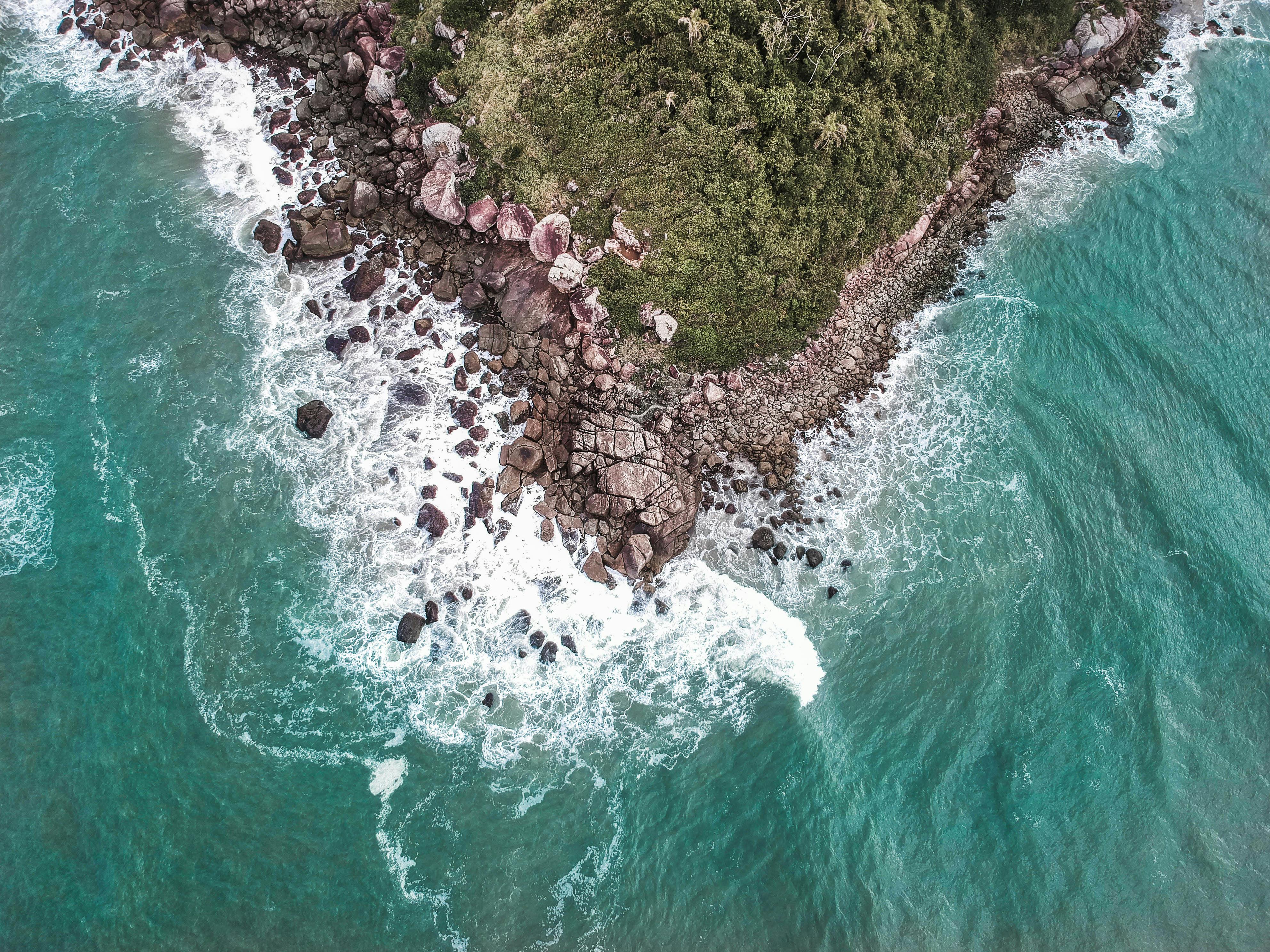 Aerial Photography of Seashore · Free Stock Photo