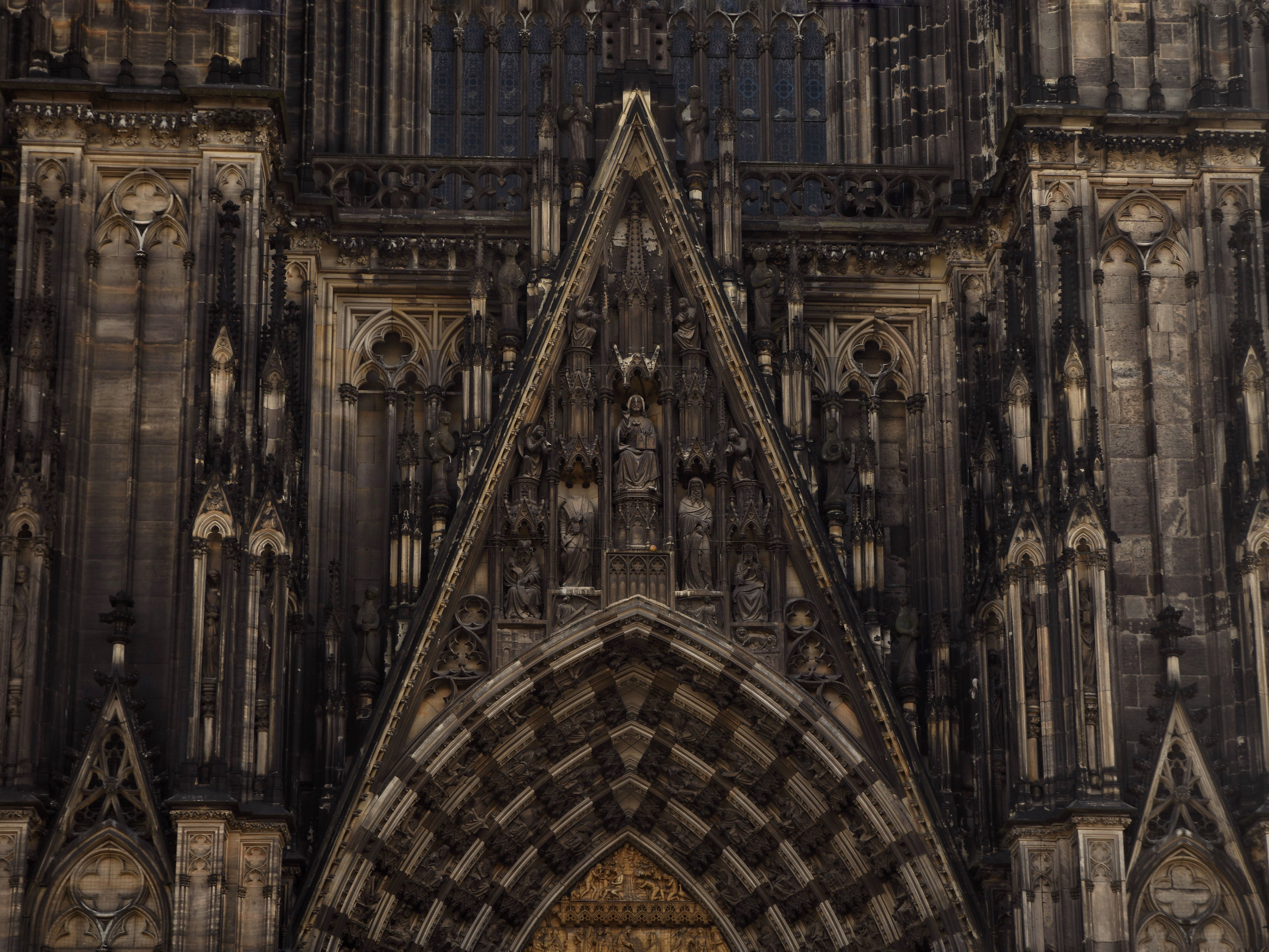 Gothic Cathedral Facade Architecture Detail · Free Stock Photo