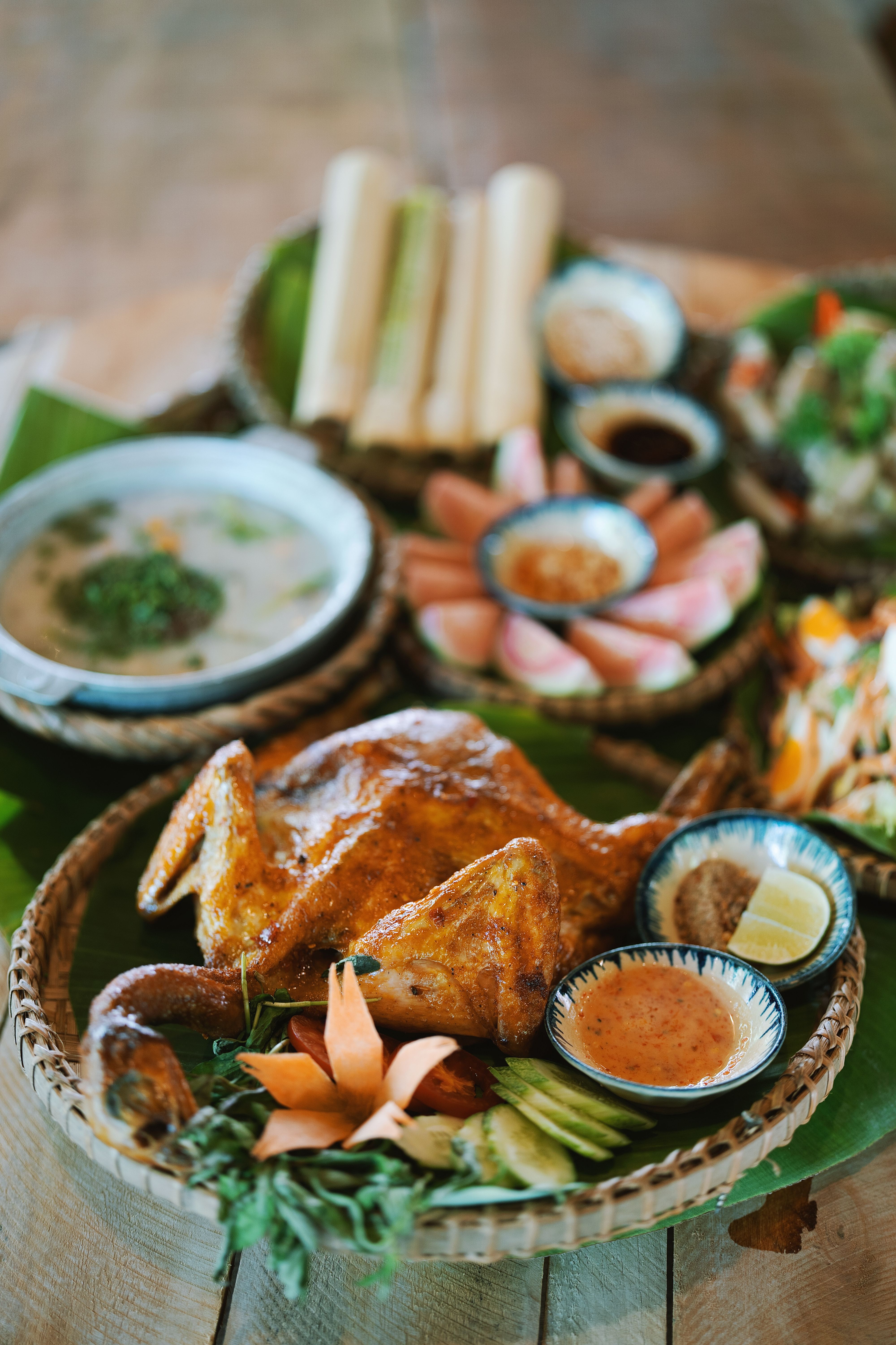 Delicious Traditional Asian Meal Platter · Free Stock Photo