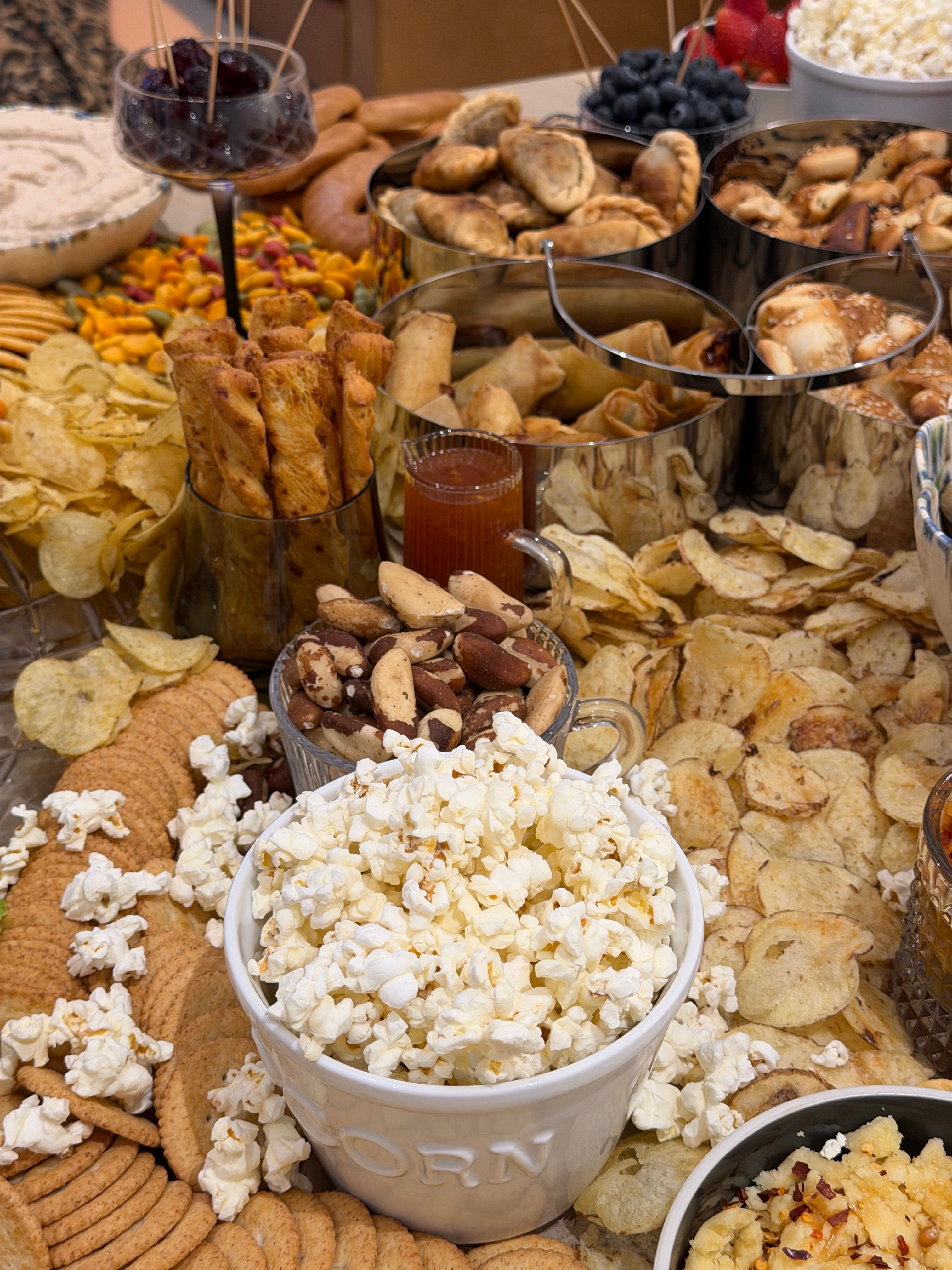 Assorted Snacks and Treats Buffet Table · Free Stock Photo