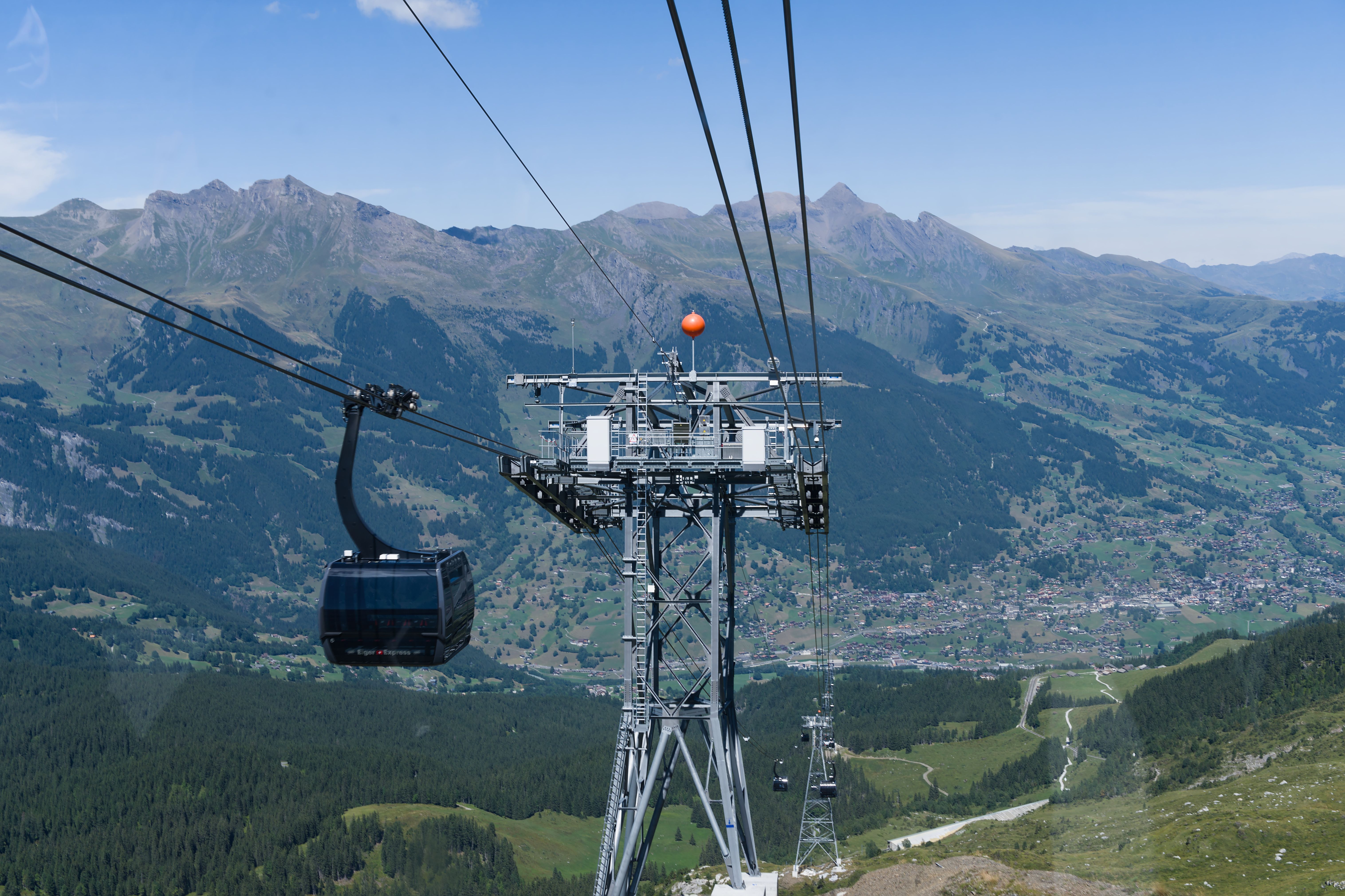 Scenic Cable Car Overlooking Coastal Landscape · Free Stock Photo