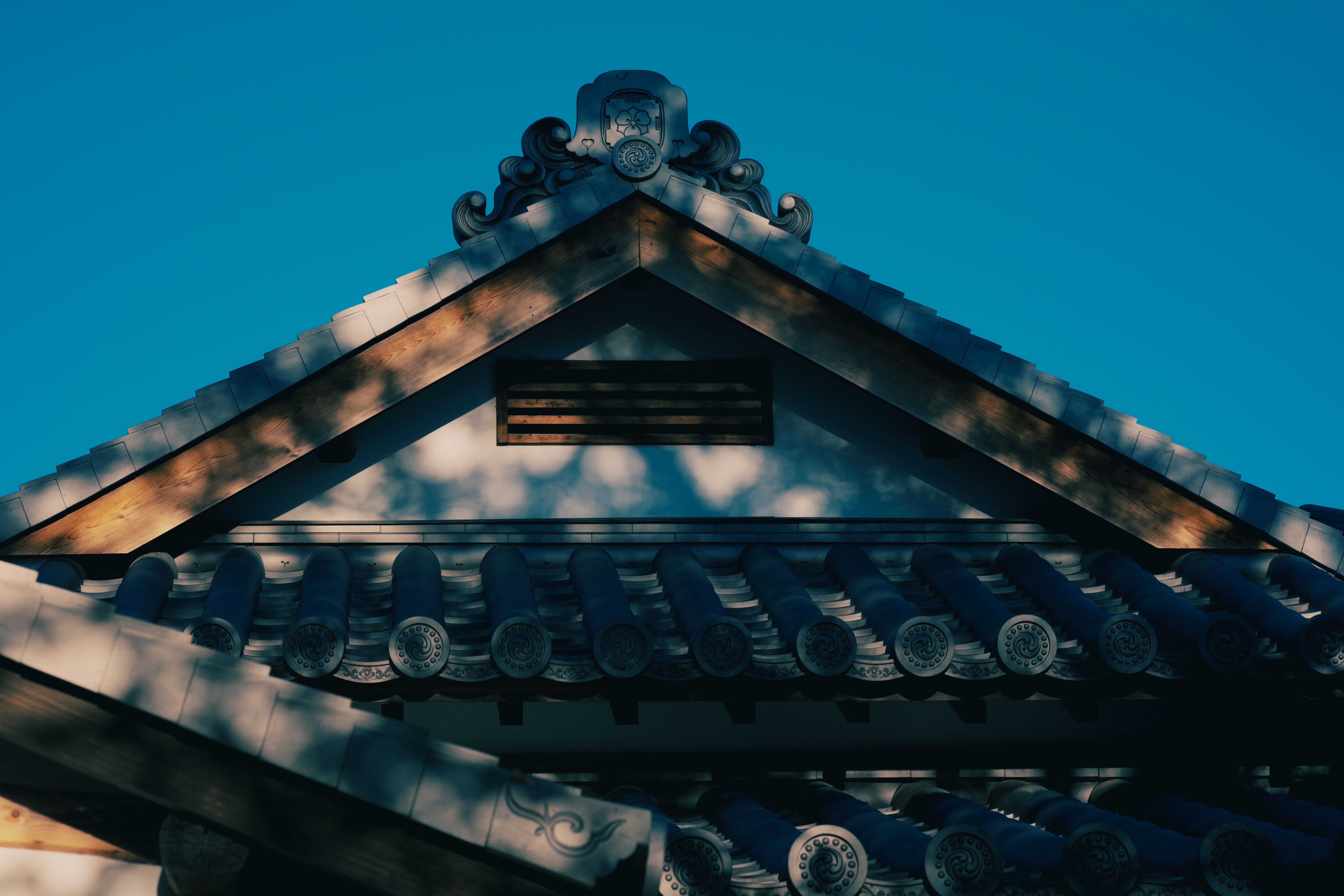 Traditional Japanese Architecture Rooftop View · Free Stock Photo