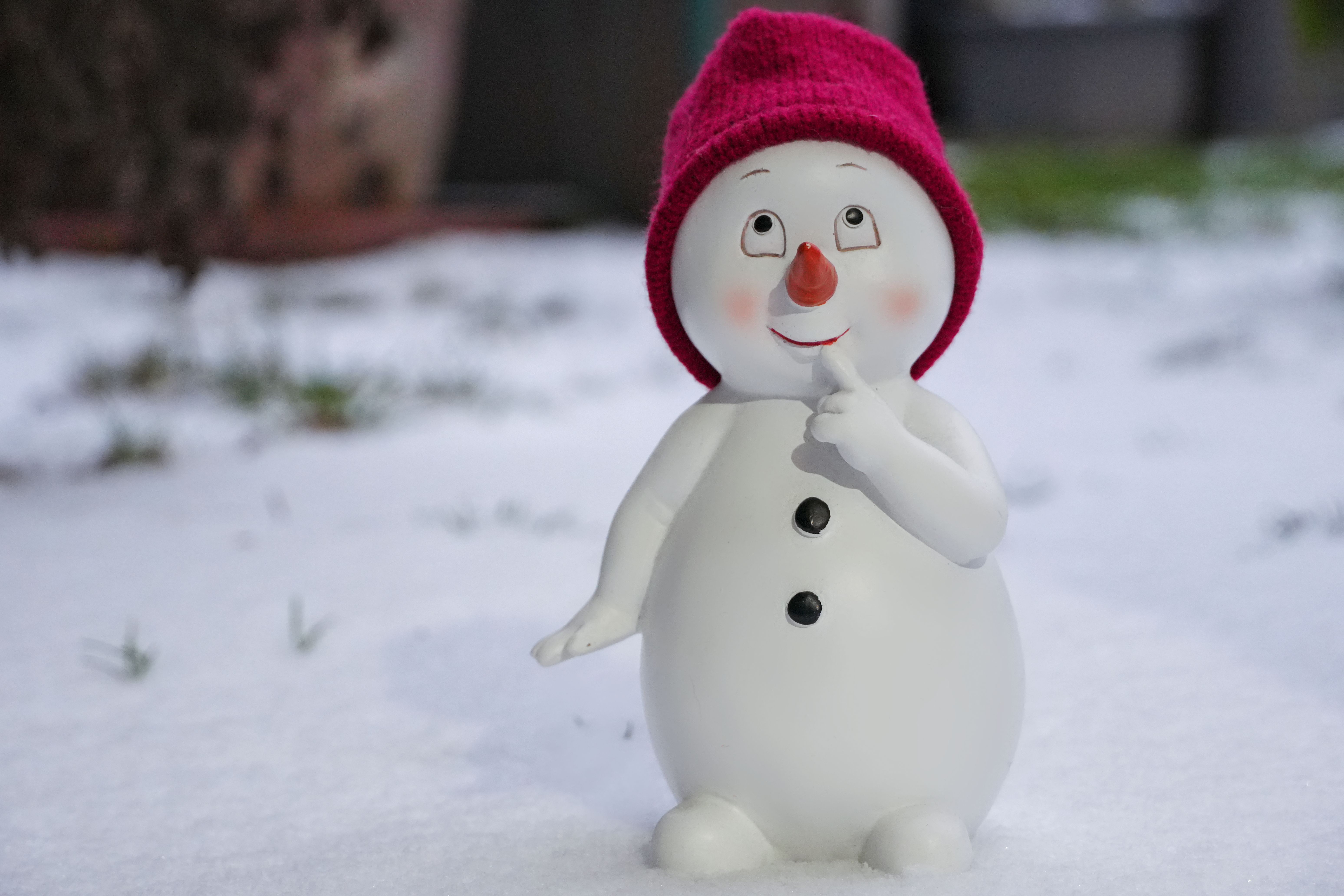 Close-Up Photography of Snowman · Free Stock Photo