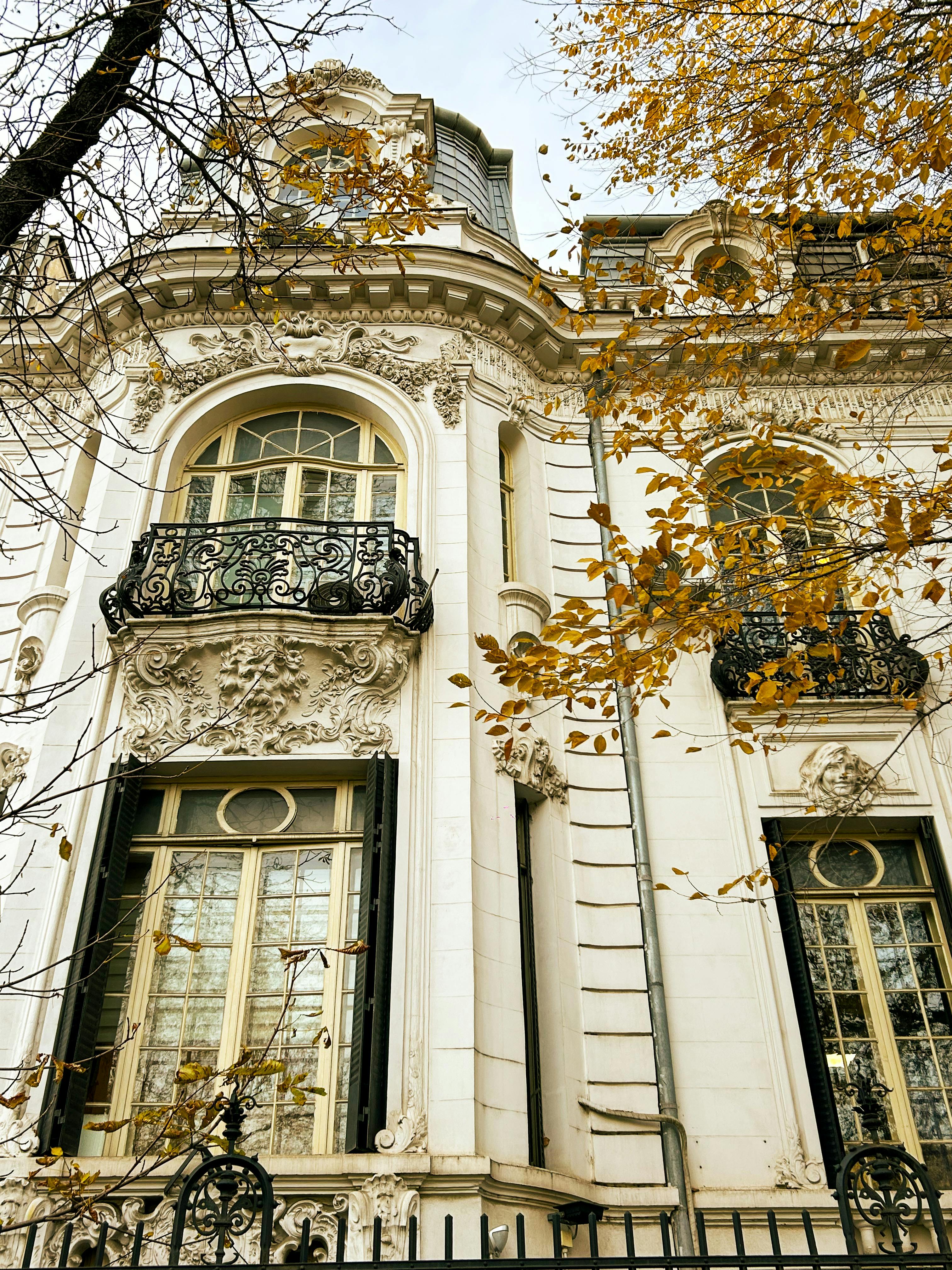 Elegant Art Nouveau Architecture in Bucharest · Free Stock Photo