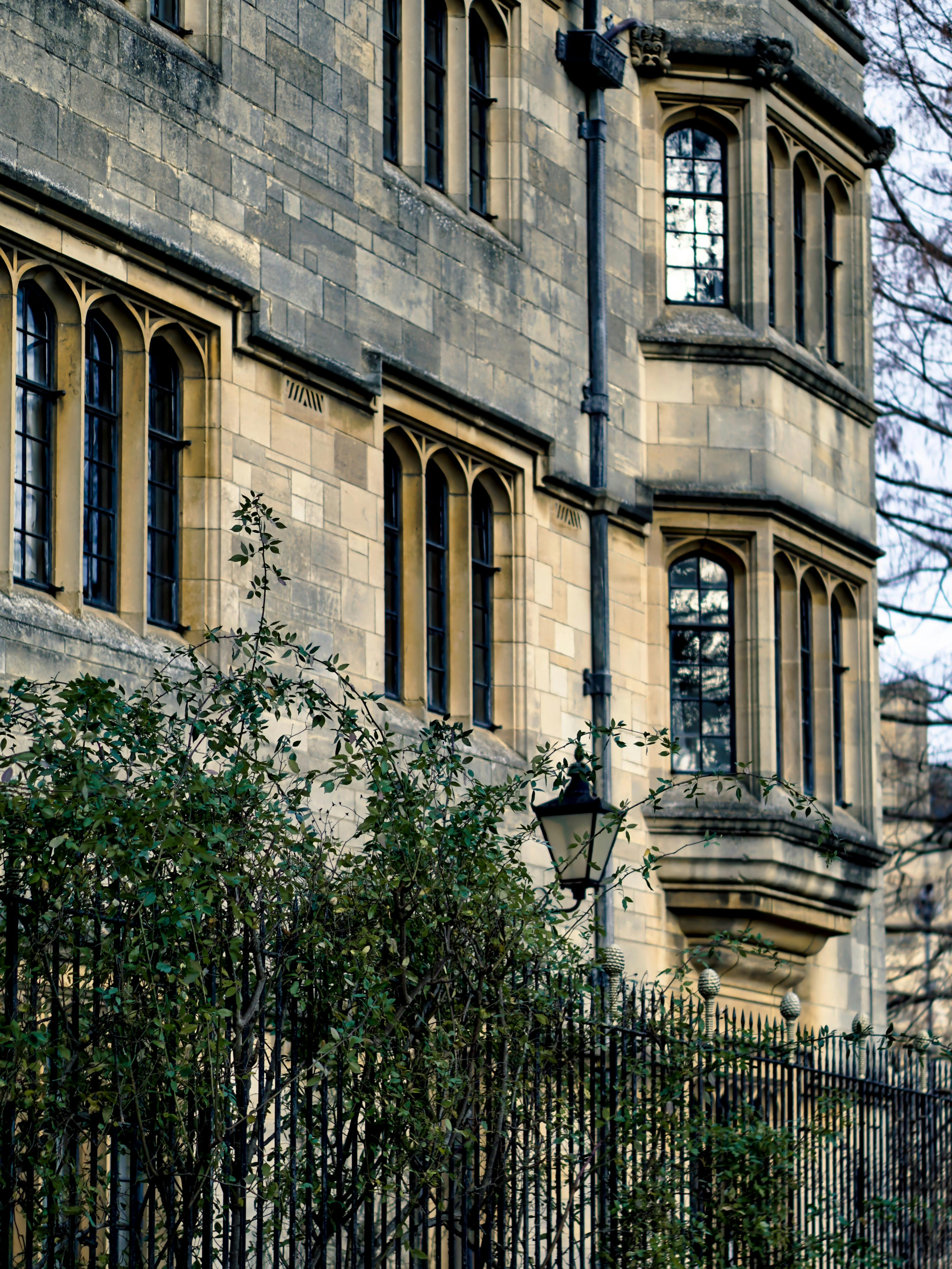 Historic Oxford Architecture with Classic Windows · Free Stock Photo