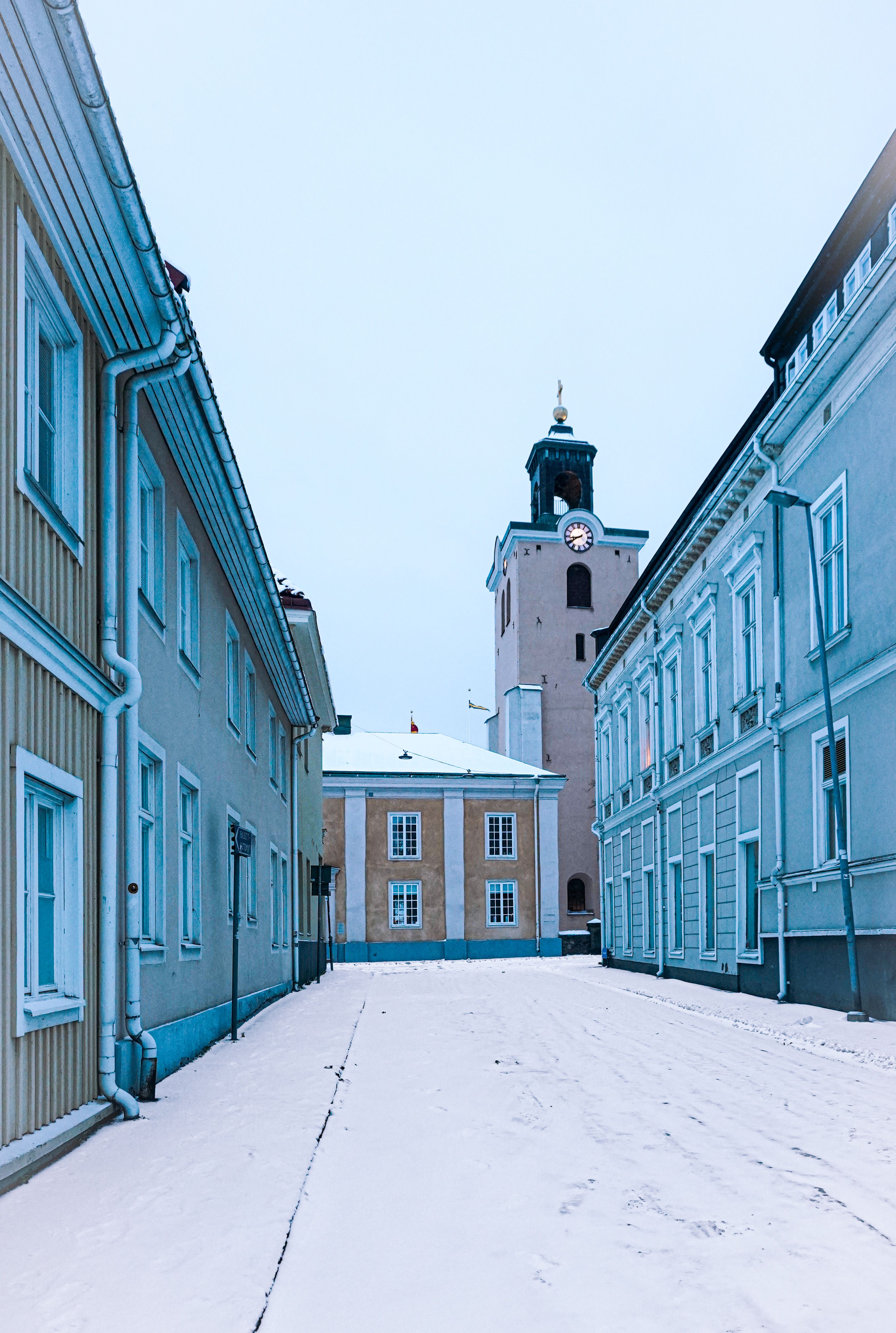 Winter Street Scene in Jönköping, Sweden · Free Stock Photo